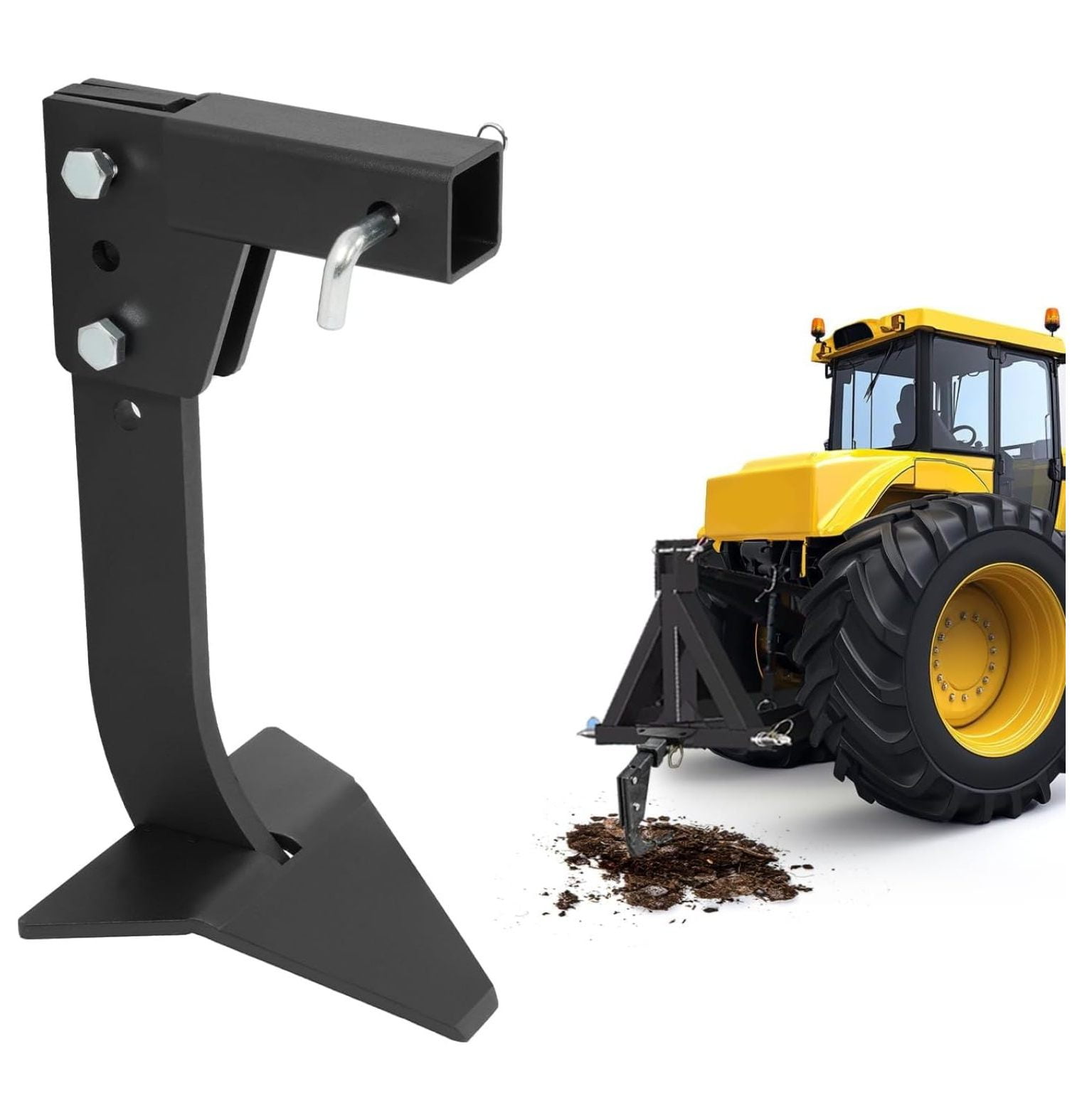 Hitch Mounted Ripper Compatible with 2" Receiver Adapters CAT 0 CAT 1 ...