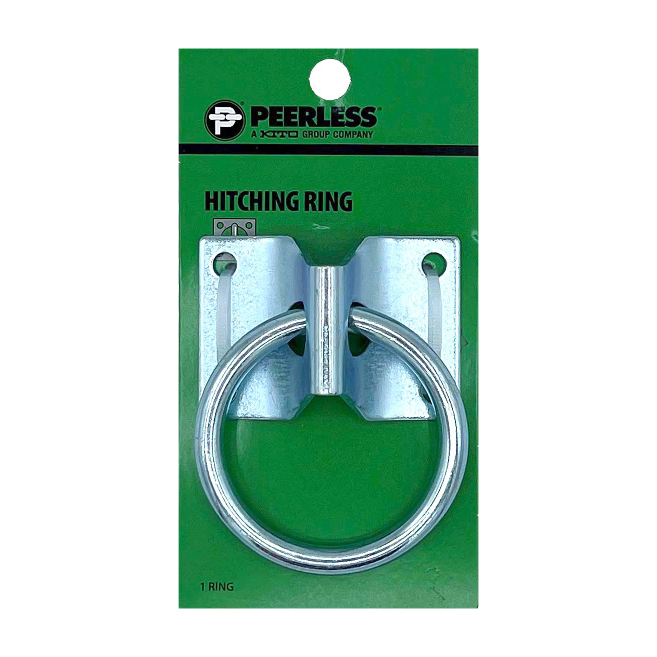 Hitch Ring with Plate, Zinc, Steel, Peerless Chain Company, #4716638 ...
