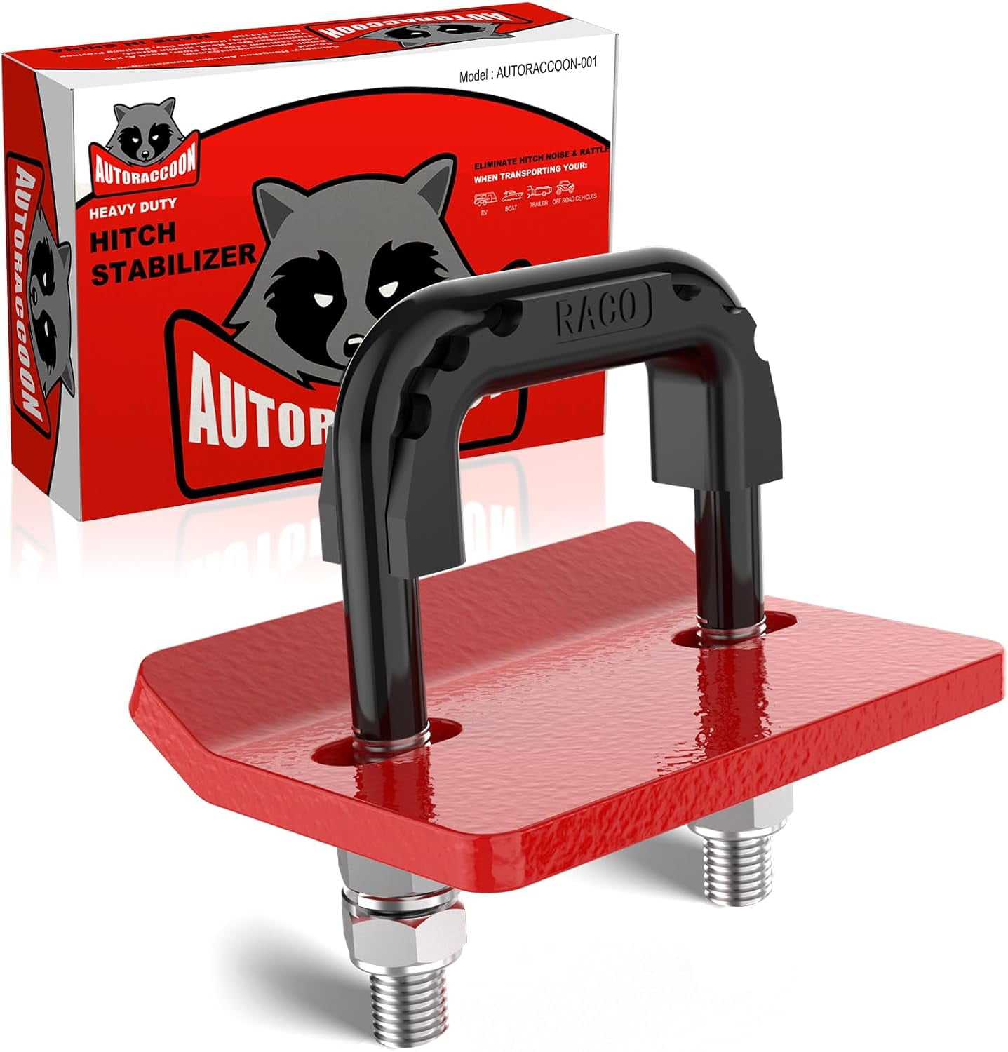 Hitch Tightener Anti-Rattle Clamp - Heavy Duty Hitch Stabilizer for ...