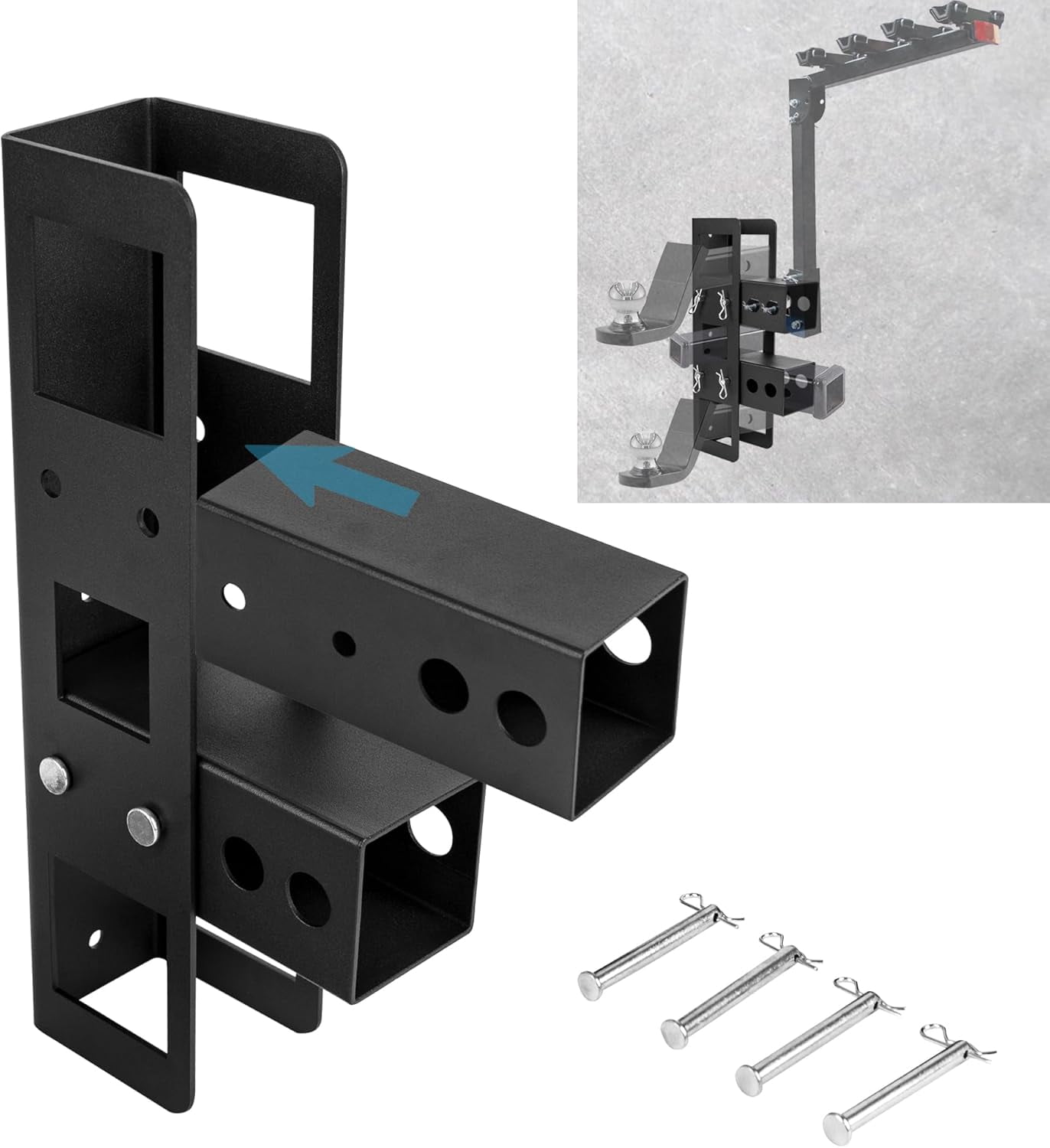 Hitch Wall Mount for Bike & Cargo Rack, Heavy Duty Trailer Hitch ...