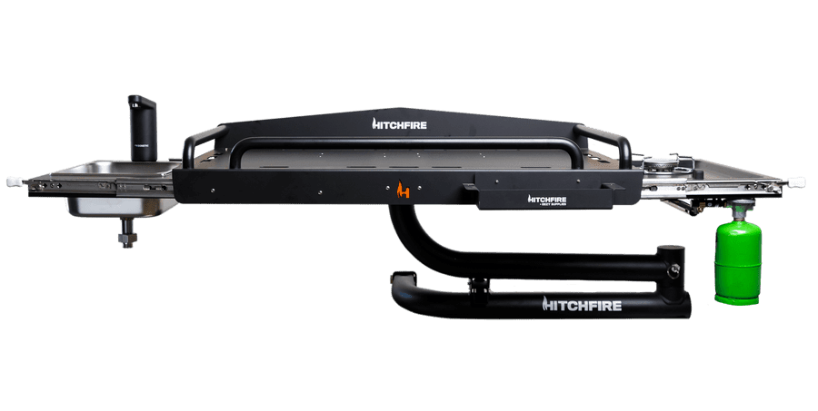 HitchFire Trailer Hitch Mounted Outdoor Portable Ultimate Cook Station ...