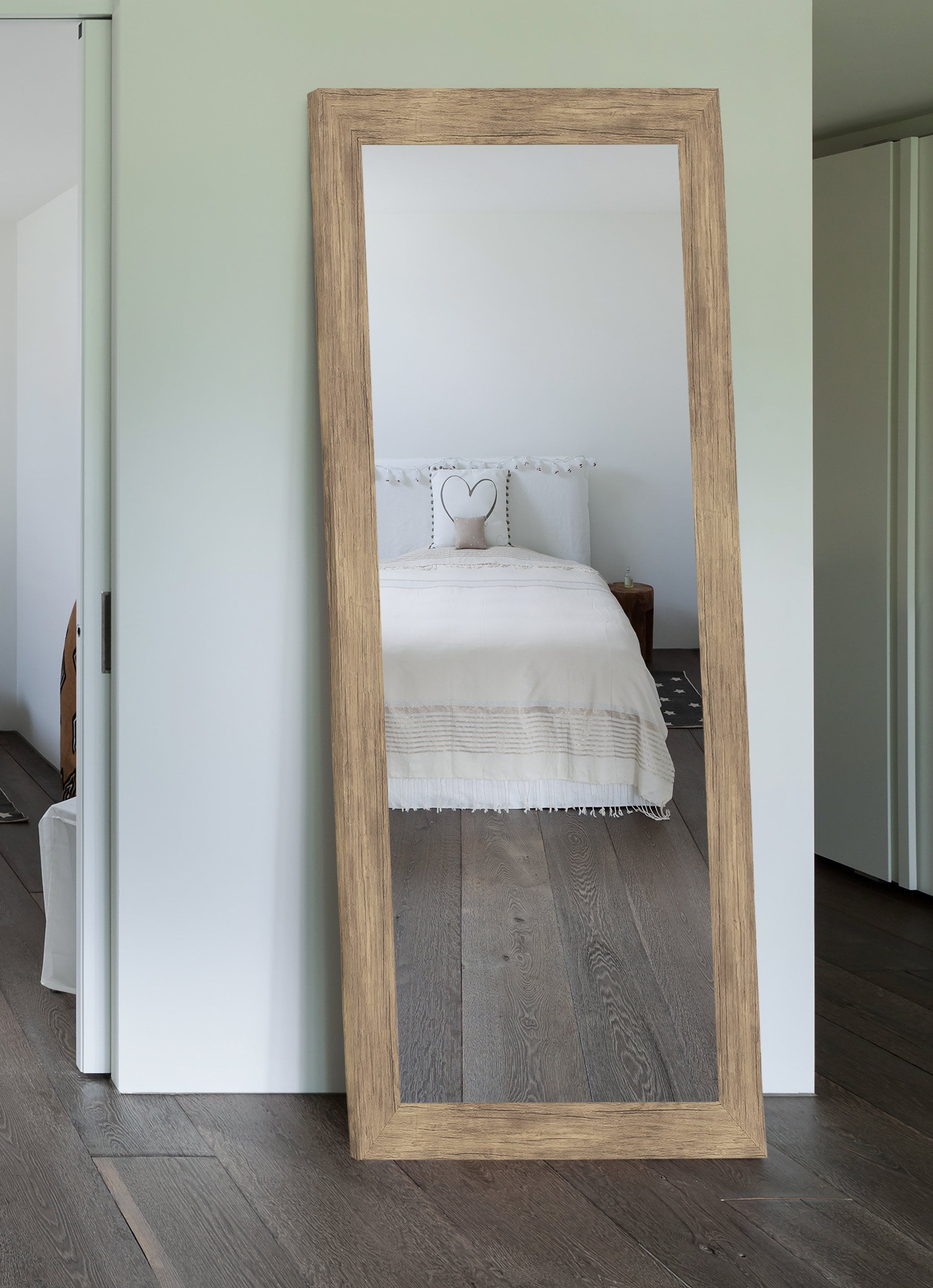 Second Look Mirrors Barn Siding Grande Framed Wall Mirror - Walmart.com