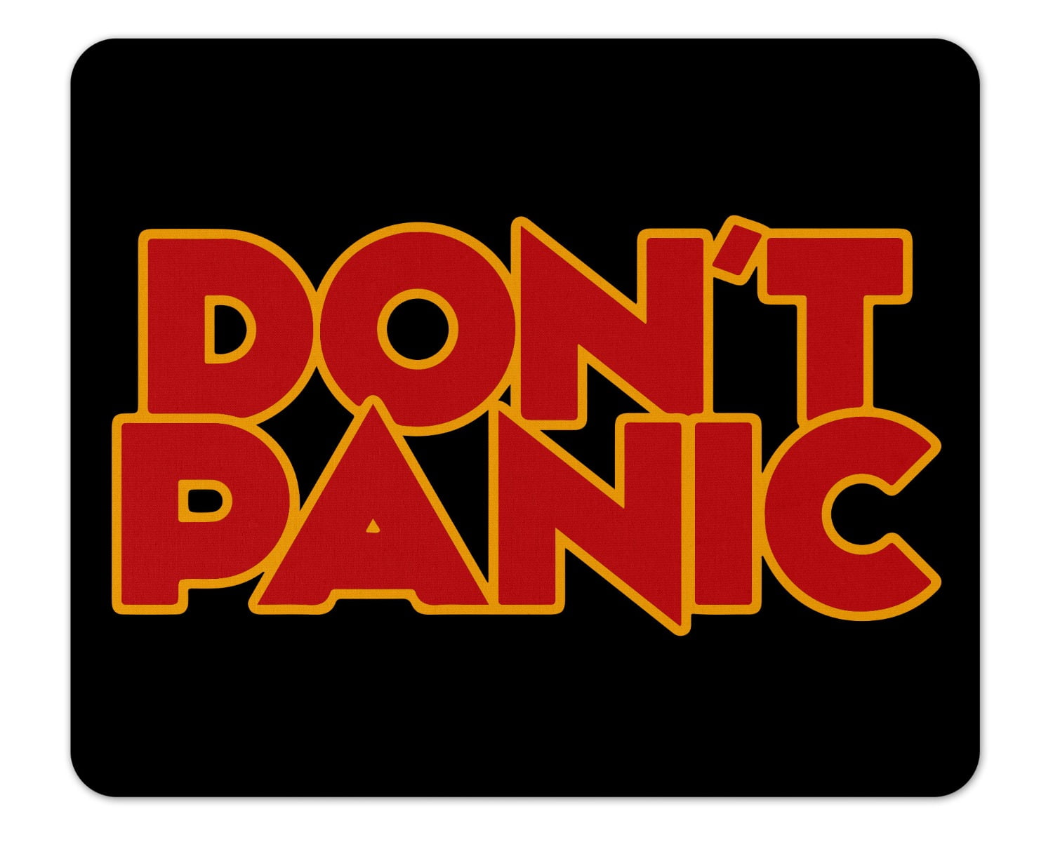 Hitchhiker's Guide Don't Panic 1/8" Thick Mousepad - Walmart.com