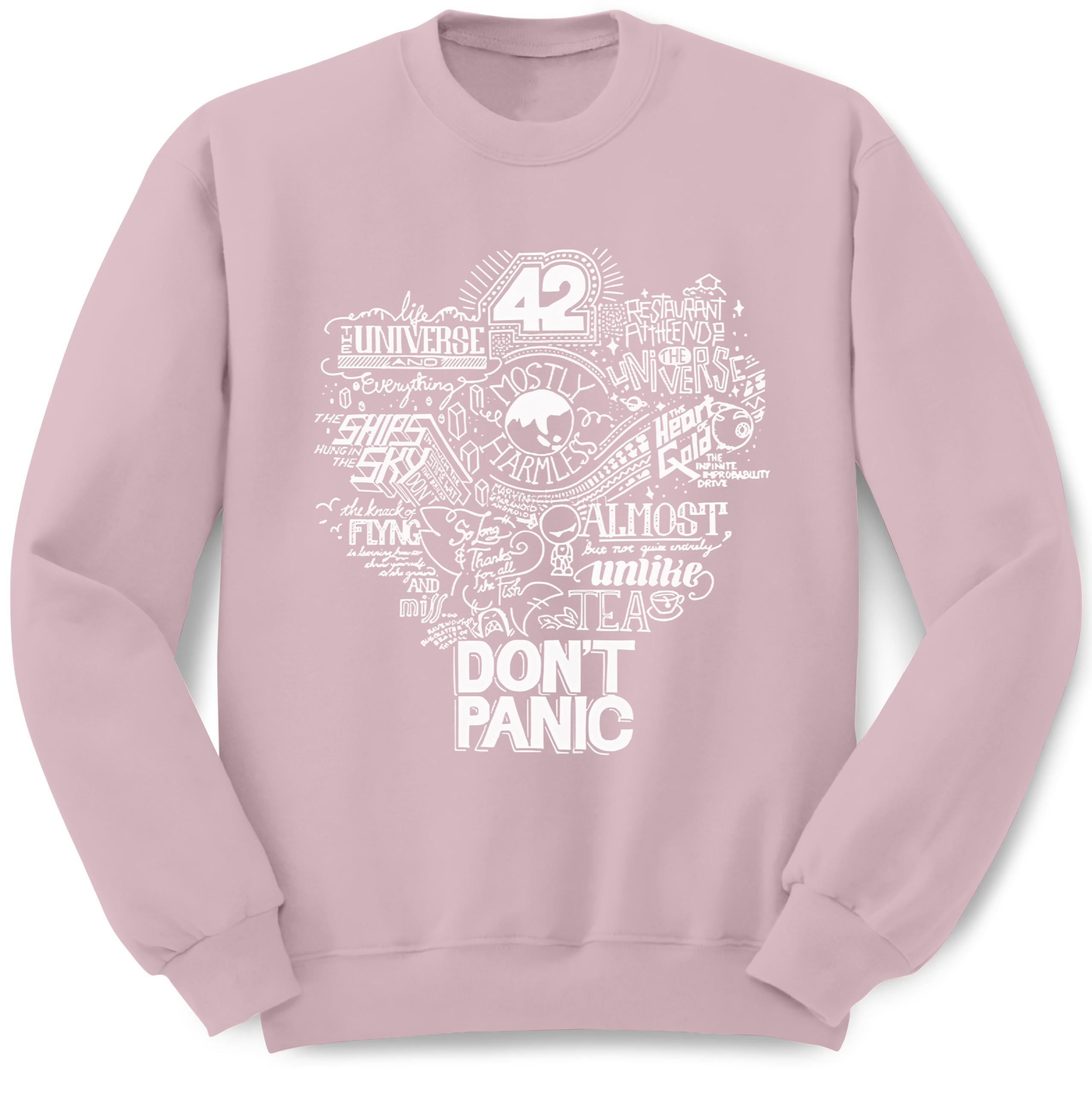 Hitchhiker's Guide to the Galaxy Don't Panic Shirt - Walmart.com