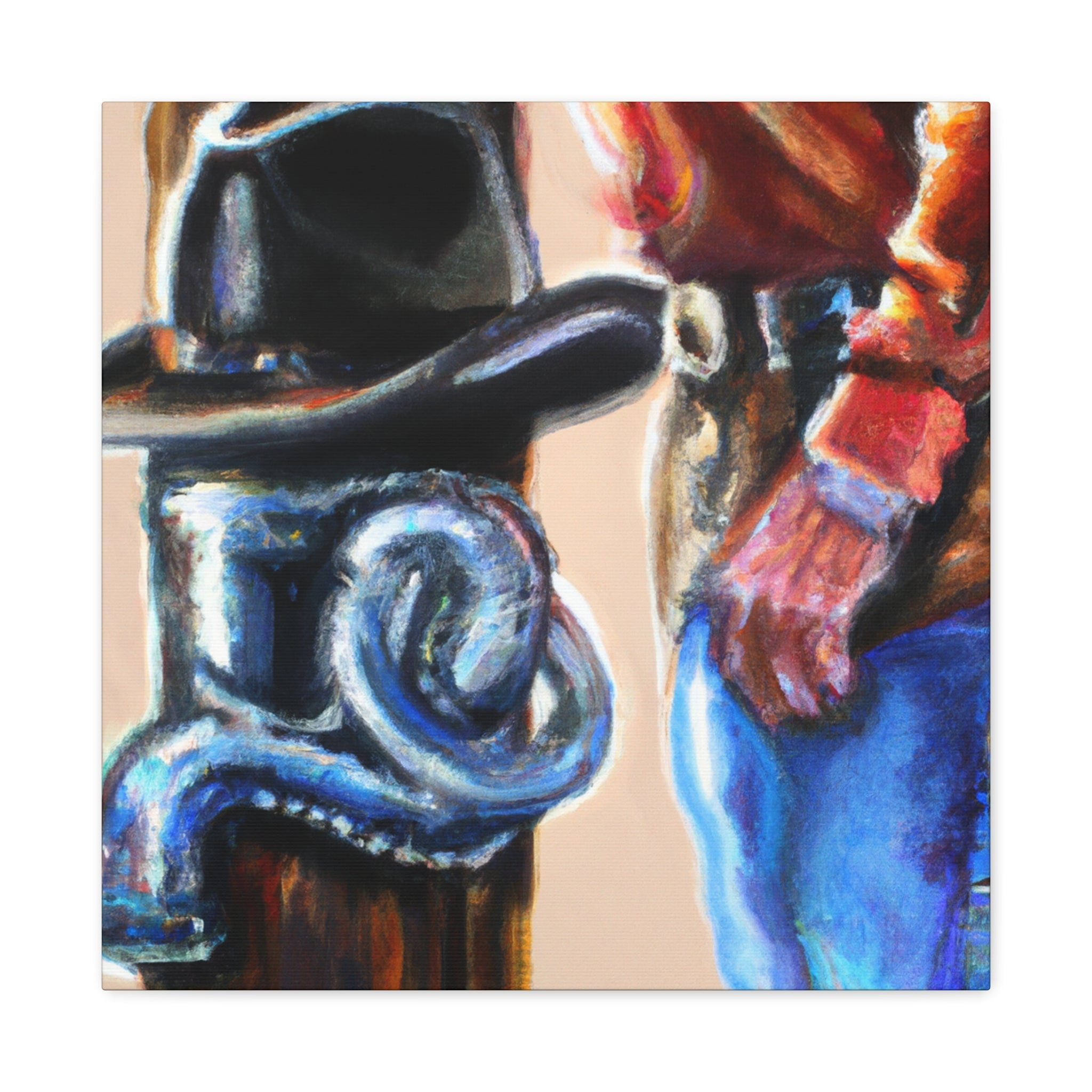 "Hitching Post Reminisce" - Canvas - Walmart.com