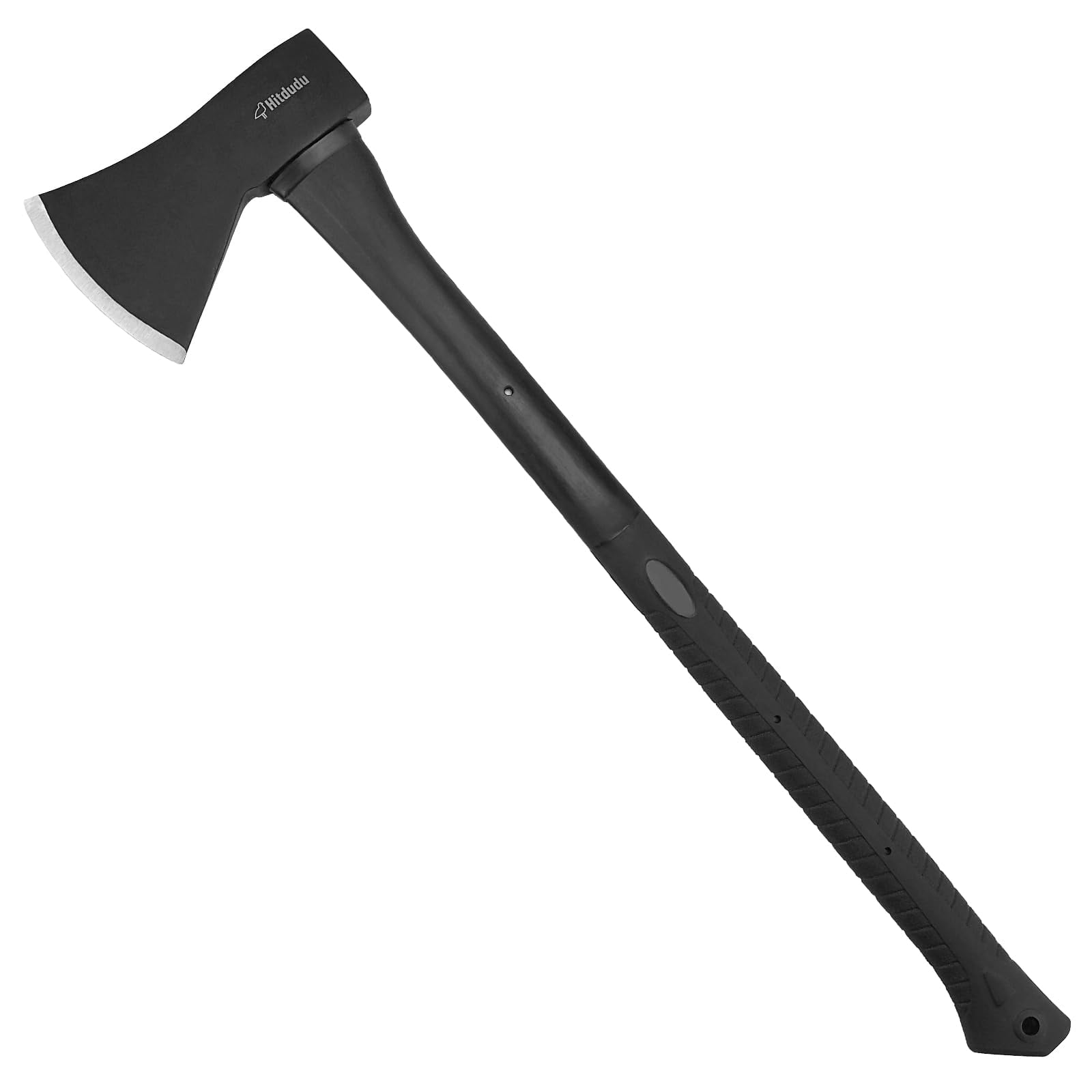 Hitdudu Splitting Axe, 27" Camping Chopping Hatchet for Firewood ...