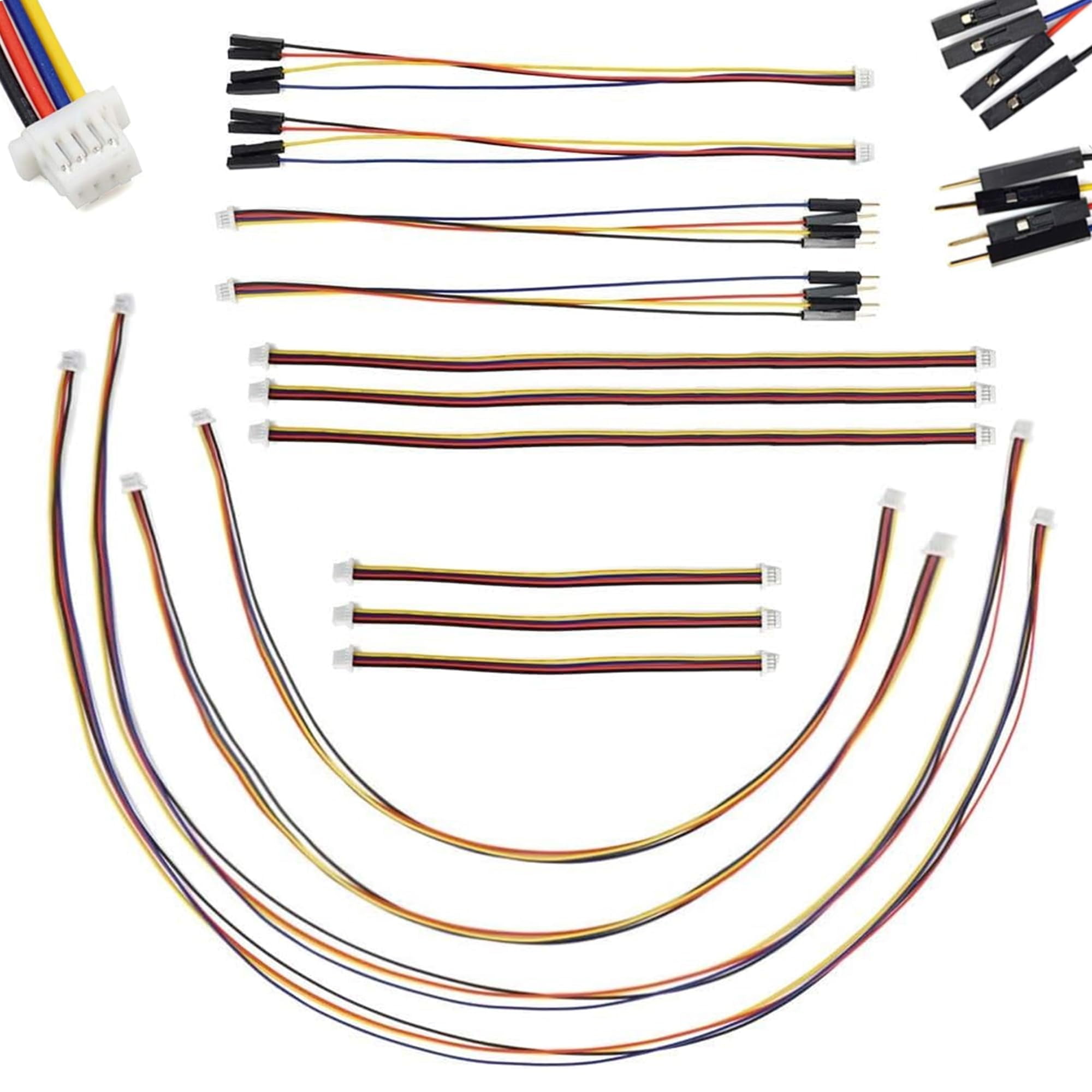 Hiteuoms Dupont Connector Kit KEF16 I2C Qwiic Cable Kit Stemma QT Wire ...