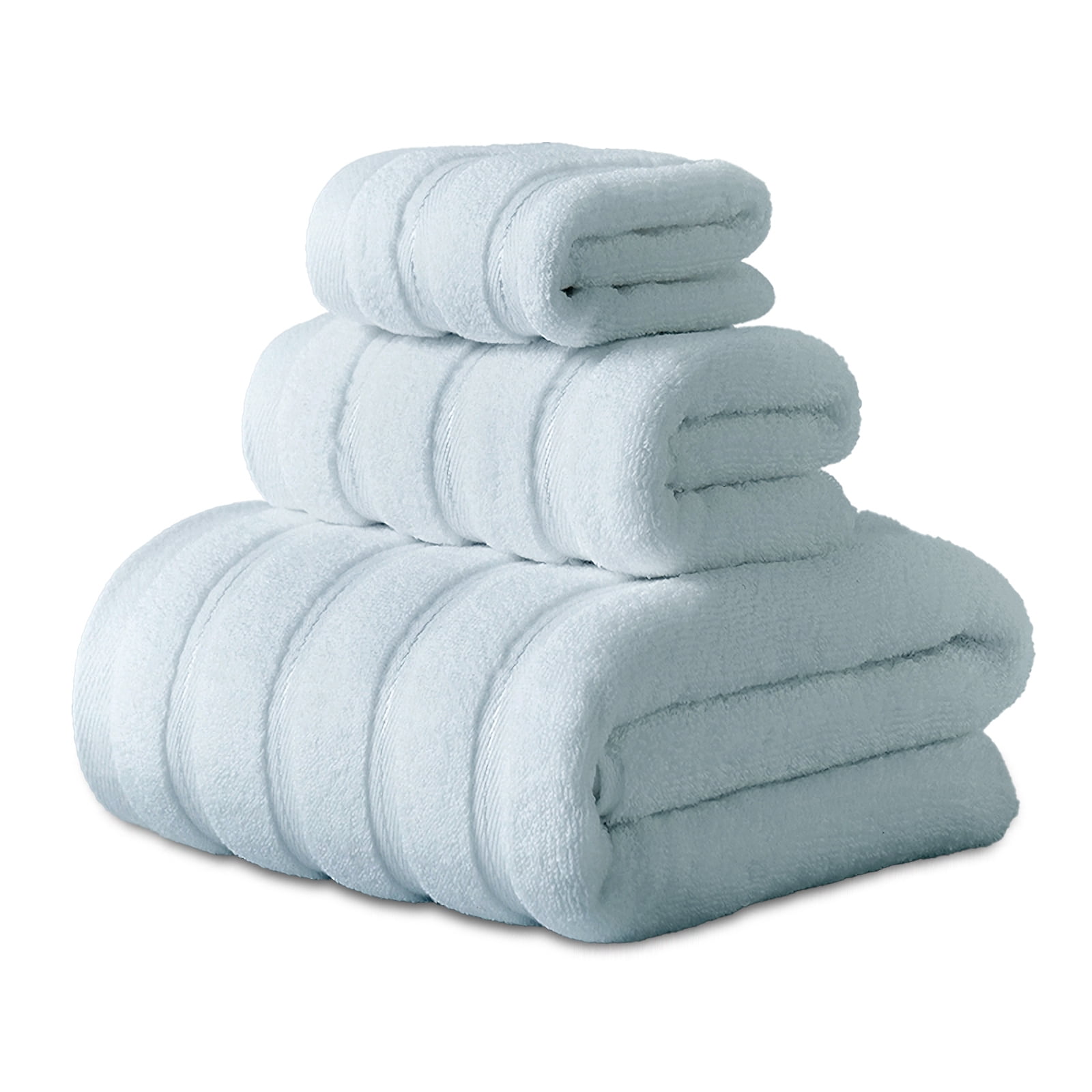 Hitime Bath Towel Sets of 3 Pieces, 1 Bath Towels 1 Hand Towels 1 ...