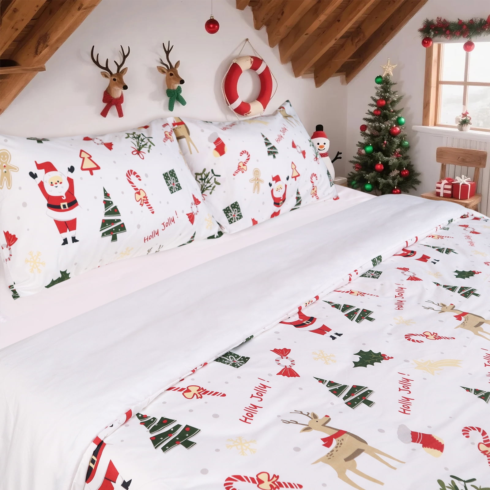 Hitime Luxury Twin Duvet Cover Floral, Soft & Breathable Microfiber 2 ...