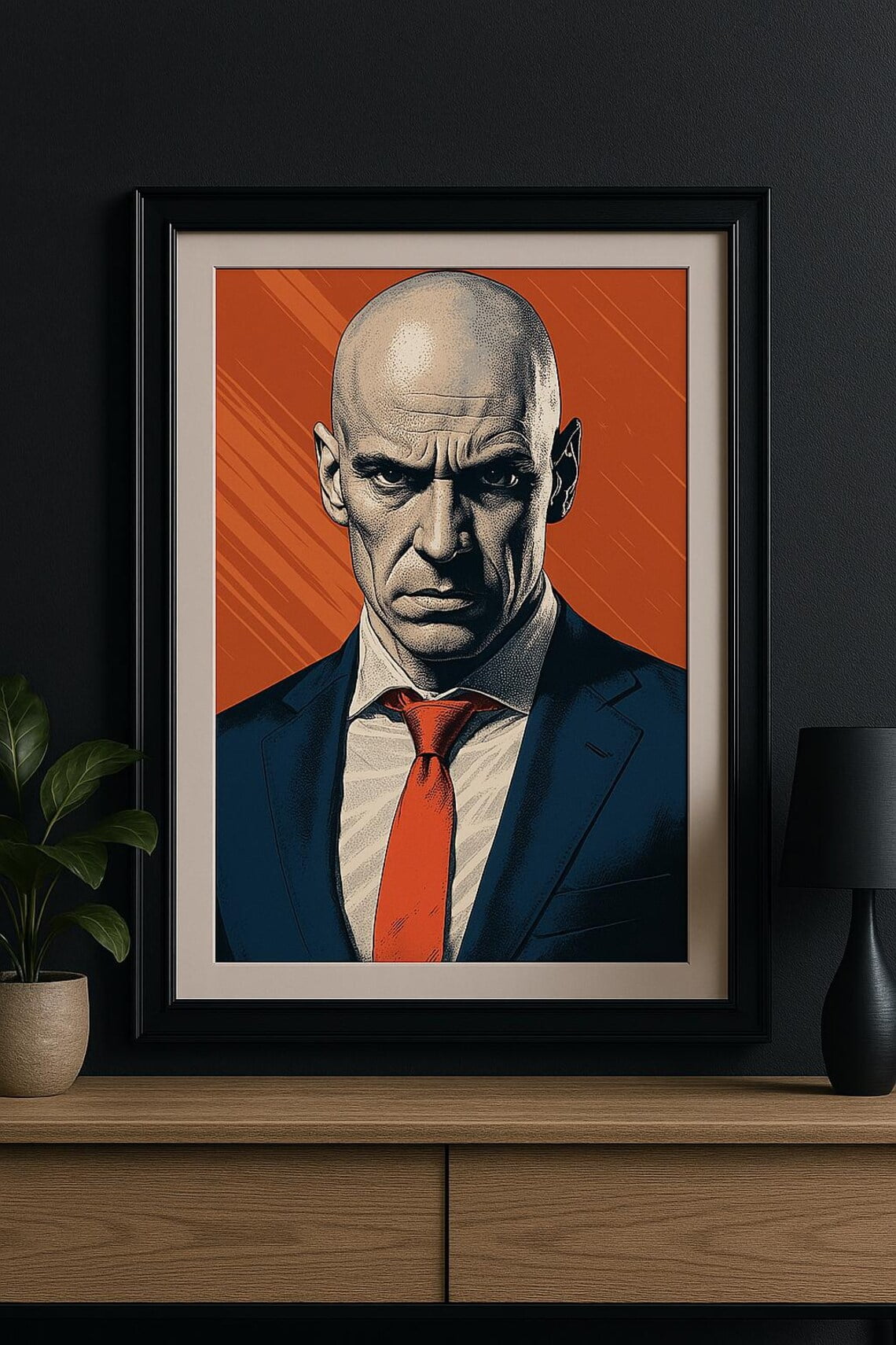 Hitman-Inspired Assassin Poster Dark Wall Art Video Game Art Print ...