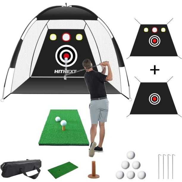 Hitnext Golf Practice Nets , Golf Hitting Net Training with Turf ...