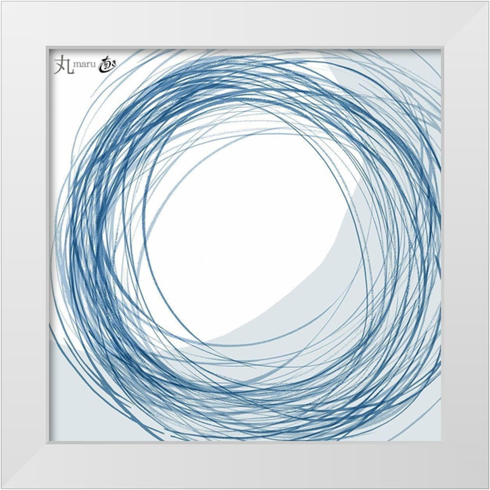 Hitomi, Naoki 12x12 White Modern Wood Framed Museum Art Print Titled - Skmaru II - Walmart.com