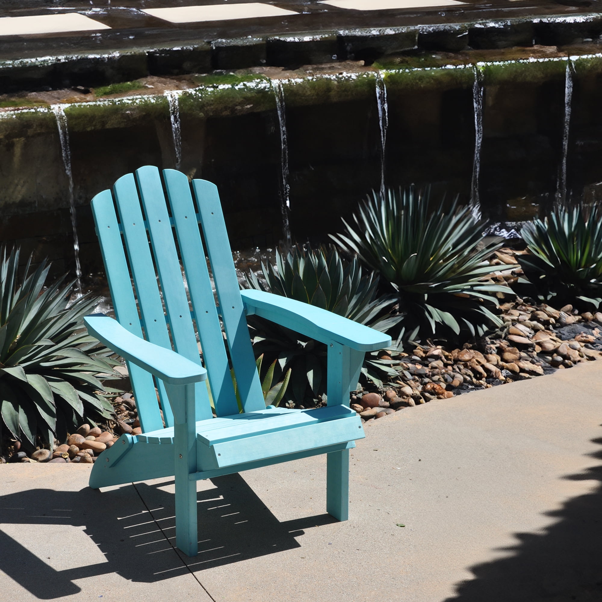 Hitop HIPS Folding Adirondack Chair, Ultra Durable Weather Resistant ...