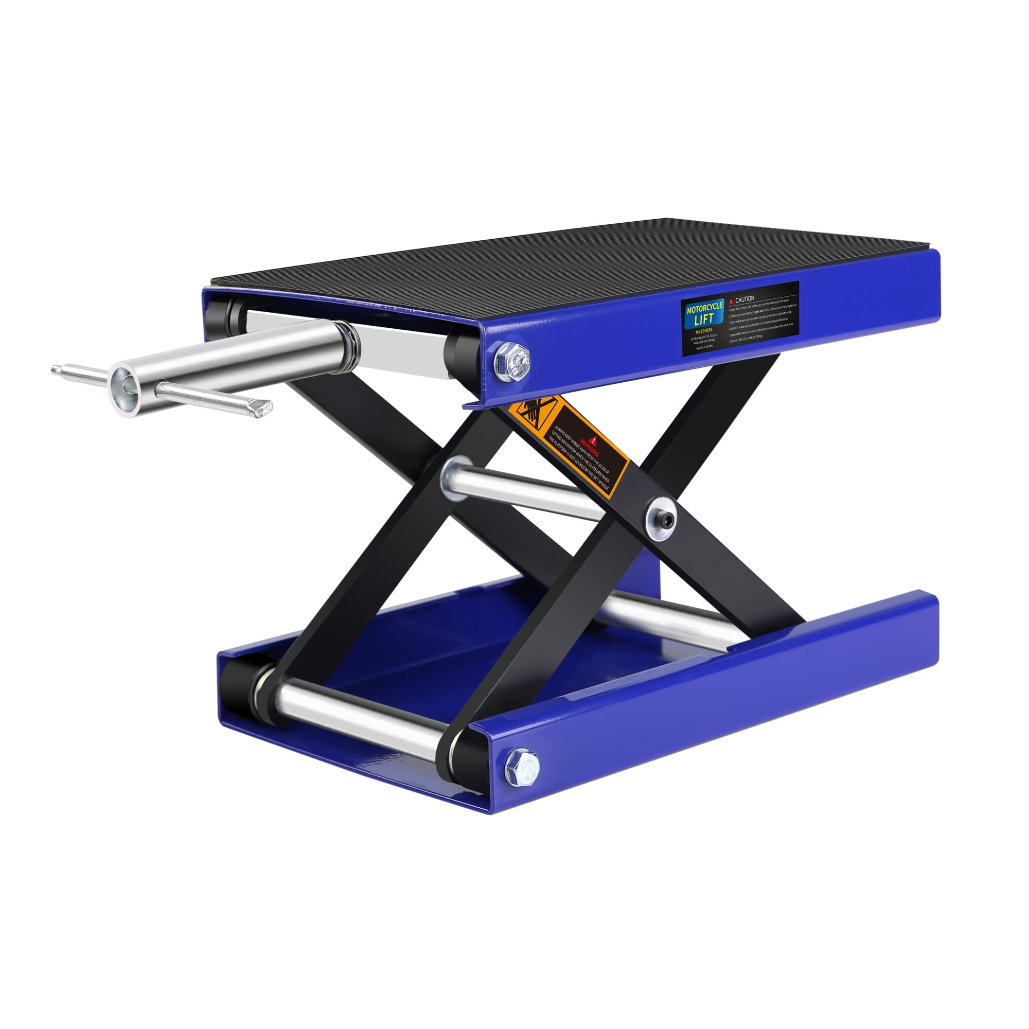 Hitop Motorcycle Lift 1100 LBS Motorcycle Scissor Lift Jack with Wide ...