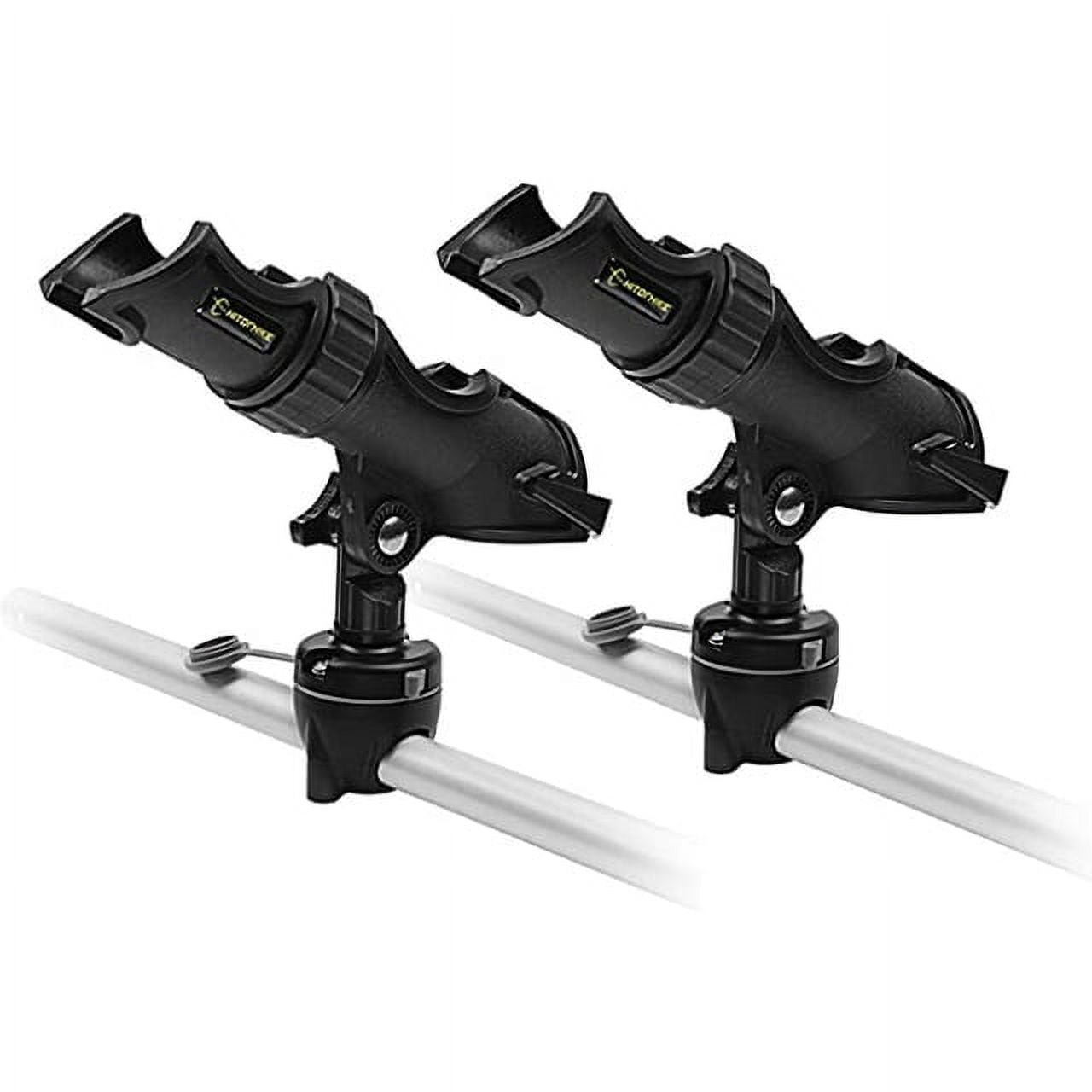 Hitorhike 2 Pack 360° Adjustable Boat Fishing Rod Holder with Rail ...