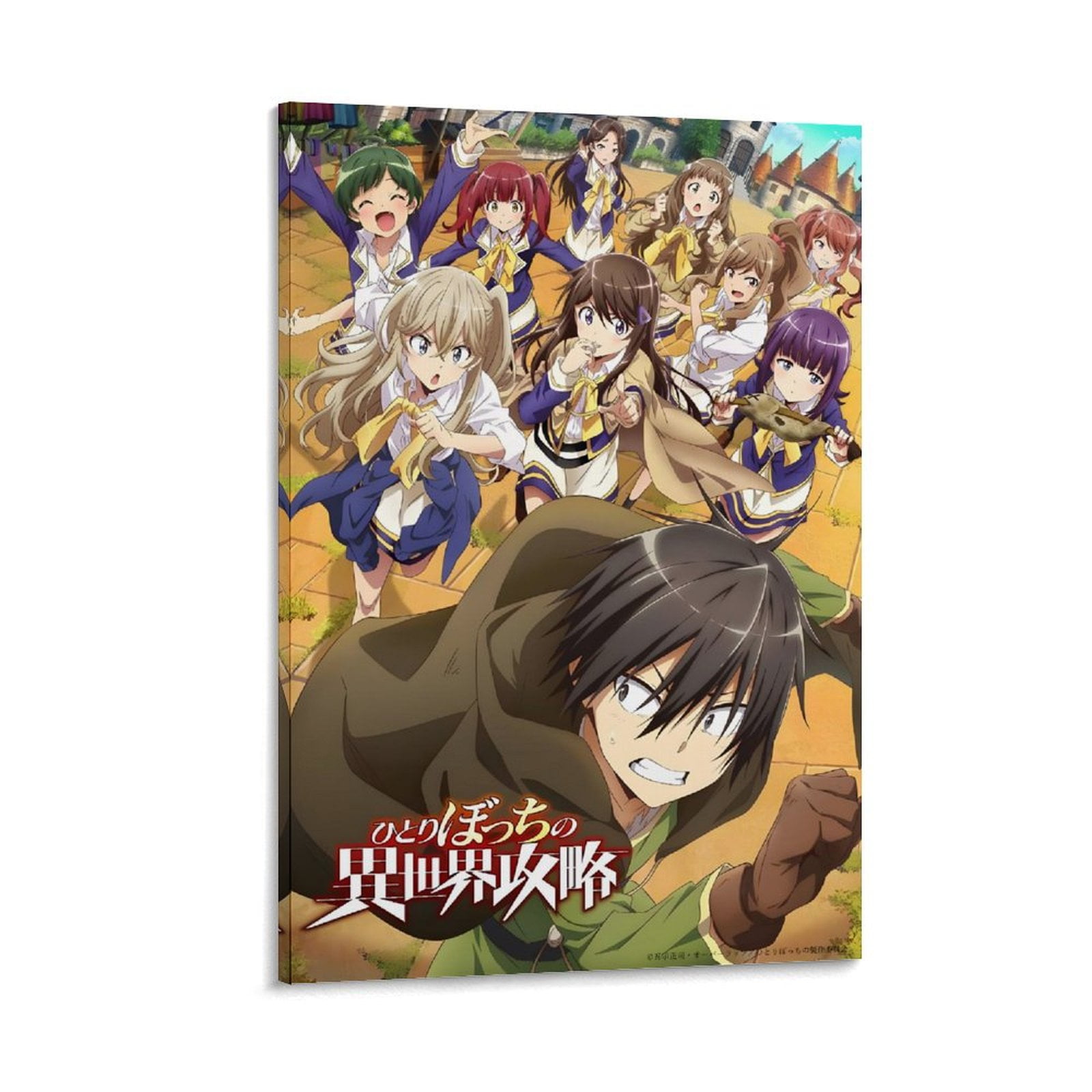 Hitoribocchi No Isekai Kôryaku(2024) Anime Poster Canvas Wall Art ...