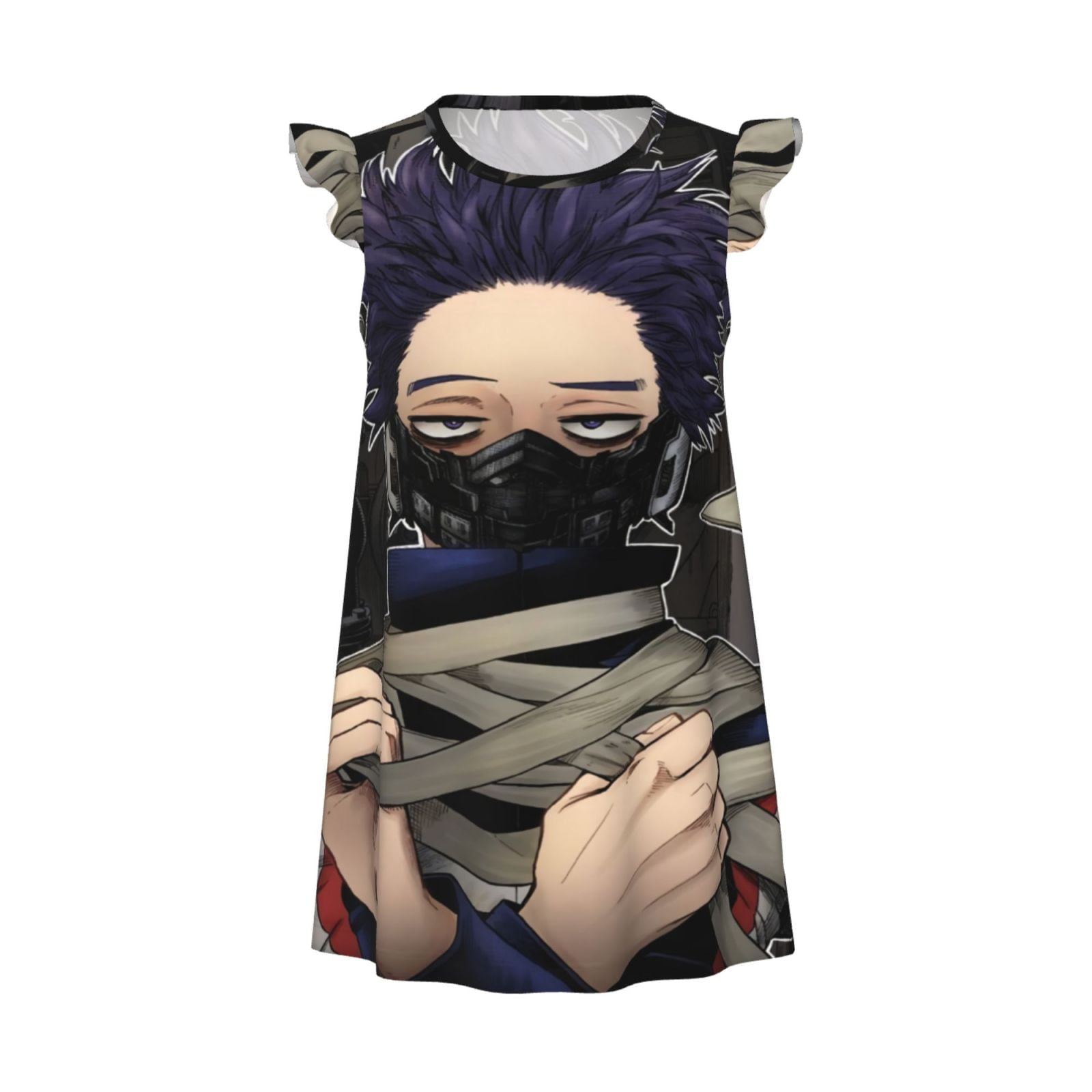 Hitoshi Shinso Little Girls Nightgowns Soft Flutter Sleeve Night Dress ...