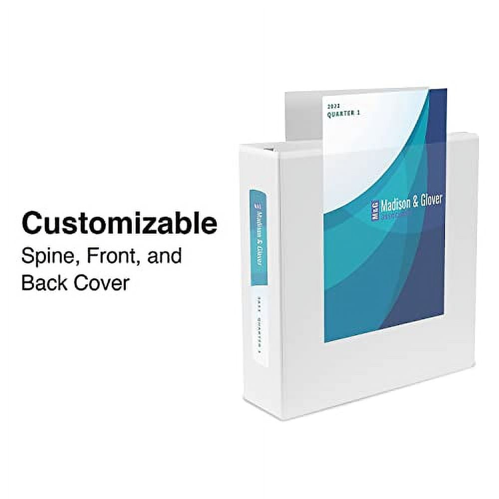 Hitouch 56265Ct/24693Ct 4-Pocket Heavy Duty 3-Inch 3-Ring View Binders ...