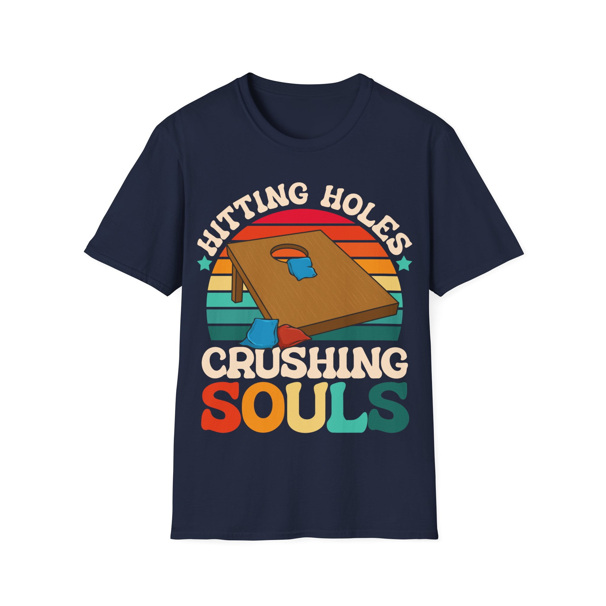 Hitting Holes Crushing Souls Cornhole Player Sack Toss - Walmart.com