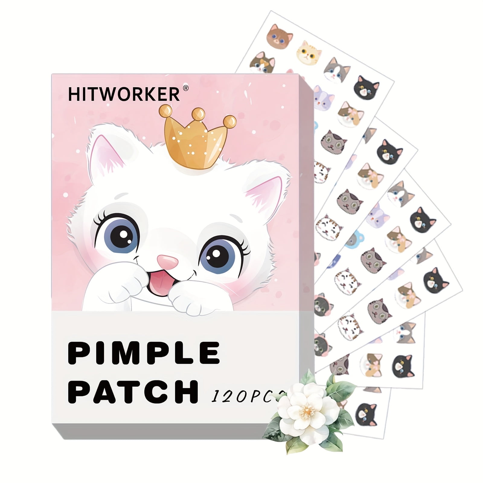 Hitworker 120pcs Hydrocolloid Pimple Patches - Salicylic Acid Acne Patches for Sensitive Skin ...