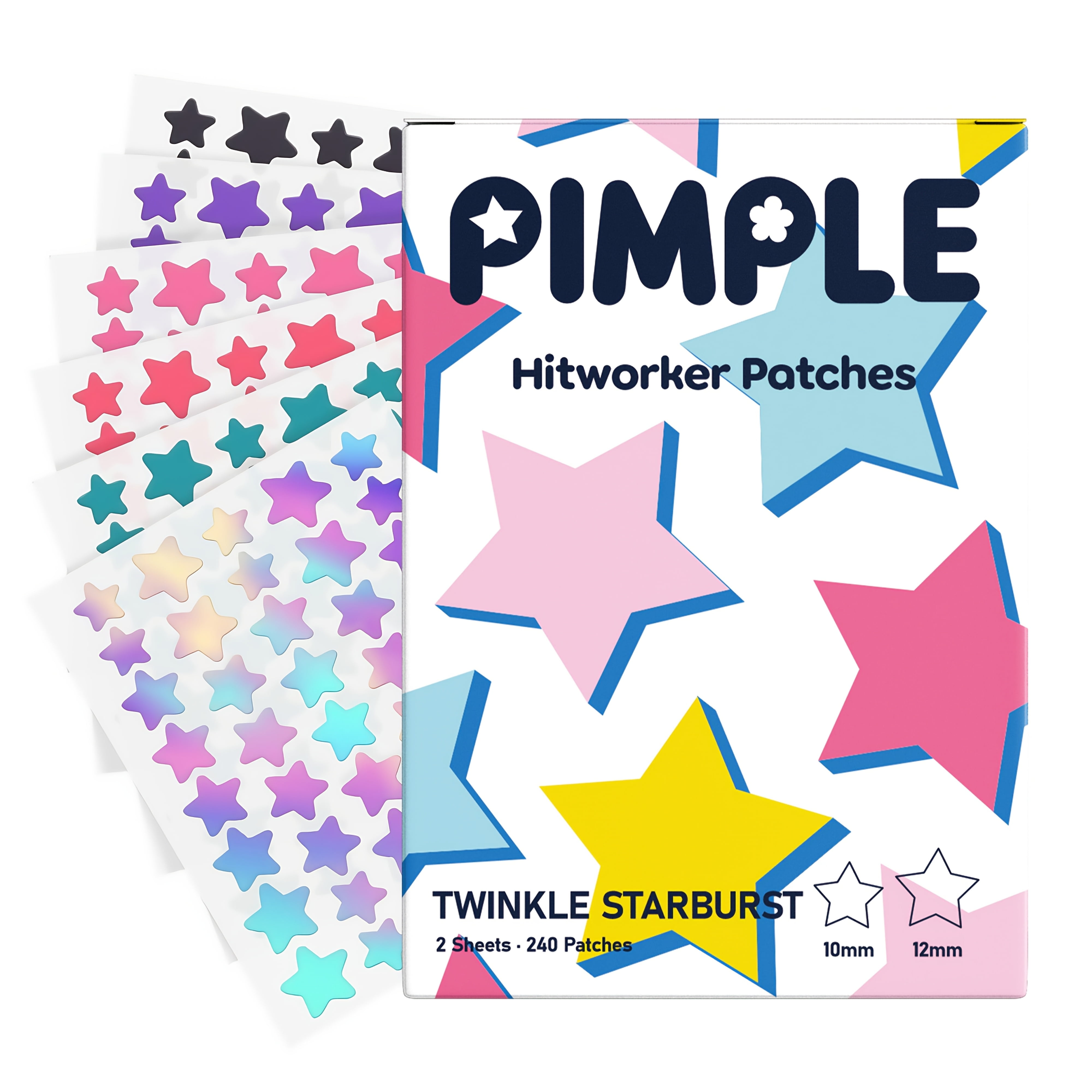 Hitworker 240pcs Hydrocolloid Pimple Patches - Salicylic Acid Acne ...