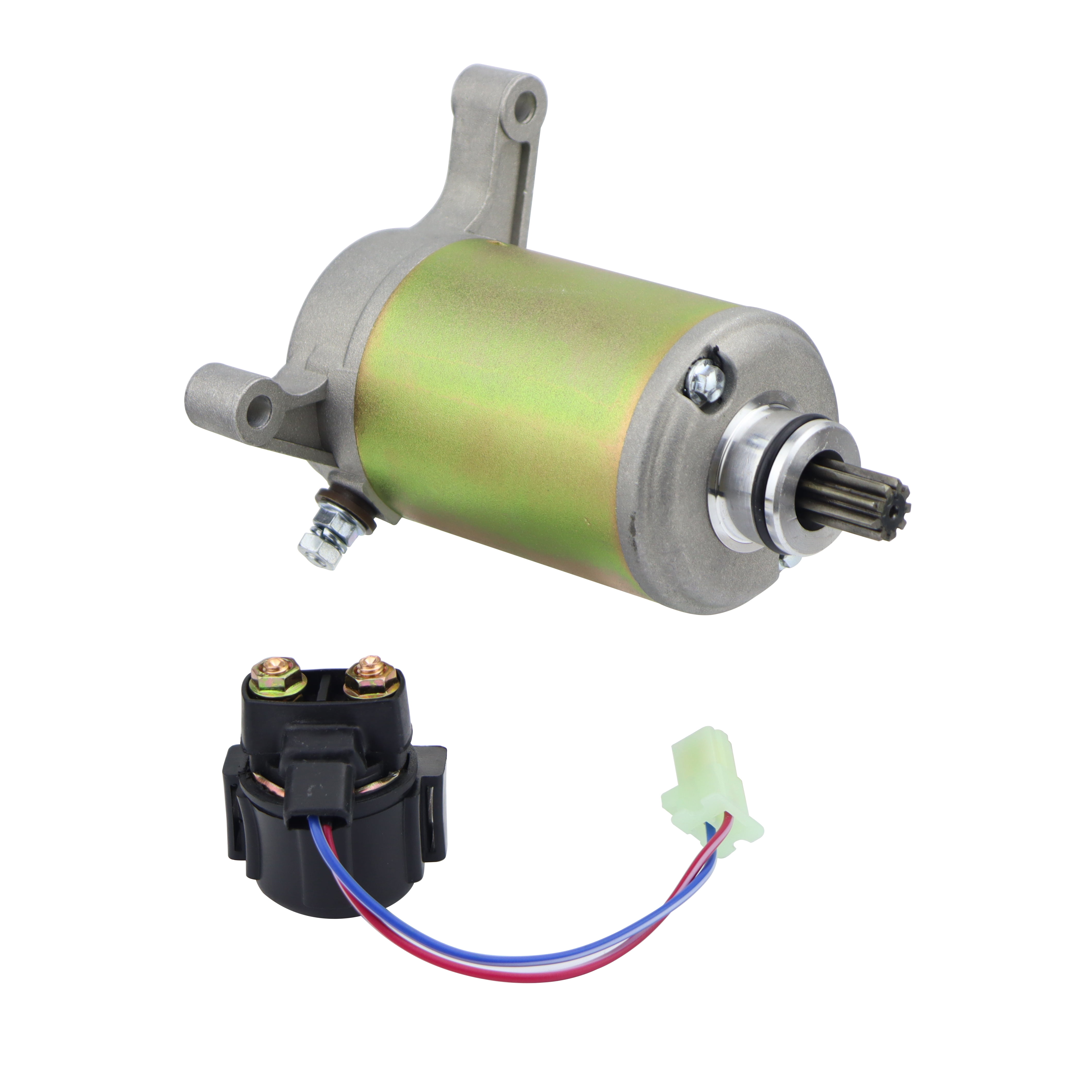 Hity Motor ATV Starter & Relay for Yamaha Warrior, Big Bear, Moto-4 ...