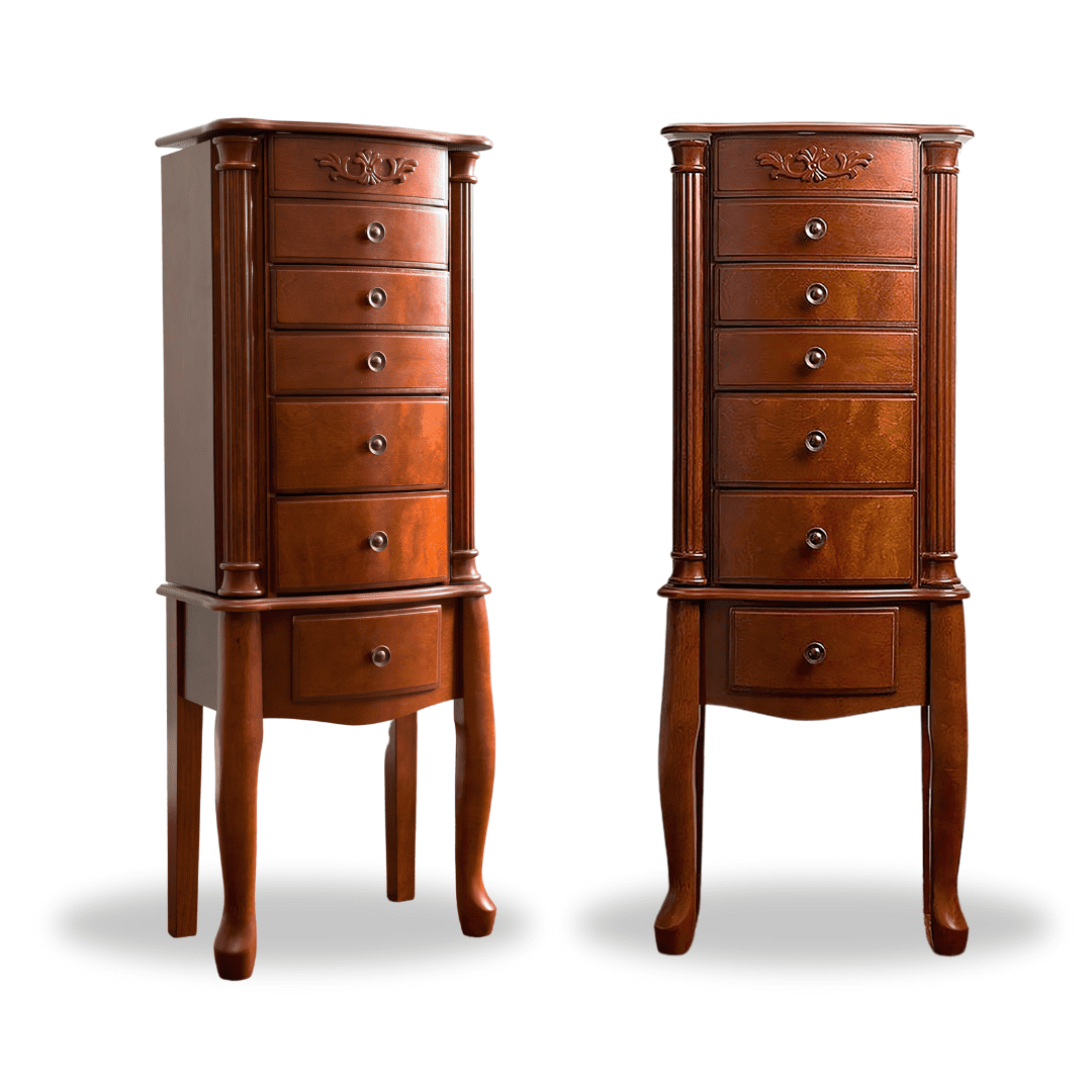 Hives & Honey Morgan Jewelry Armoire - Cherry - Walmart.com