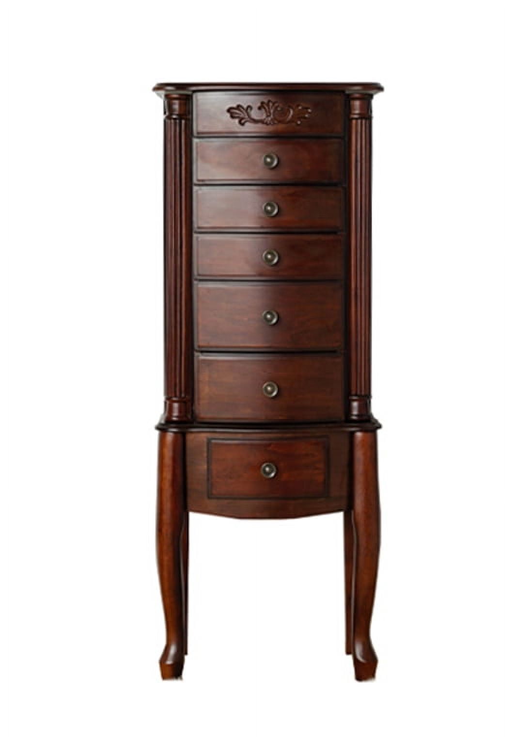 Hives & Honey Morgan Jewelry Armoire - Walnut - Walmart.com