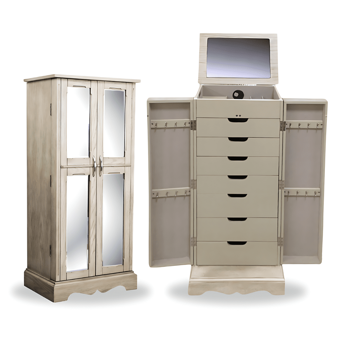 Jewelry storage armoire store