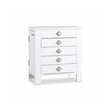 Free Shipping! Hives and Honey Emma Jewelry Chest, Modern White ...