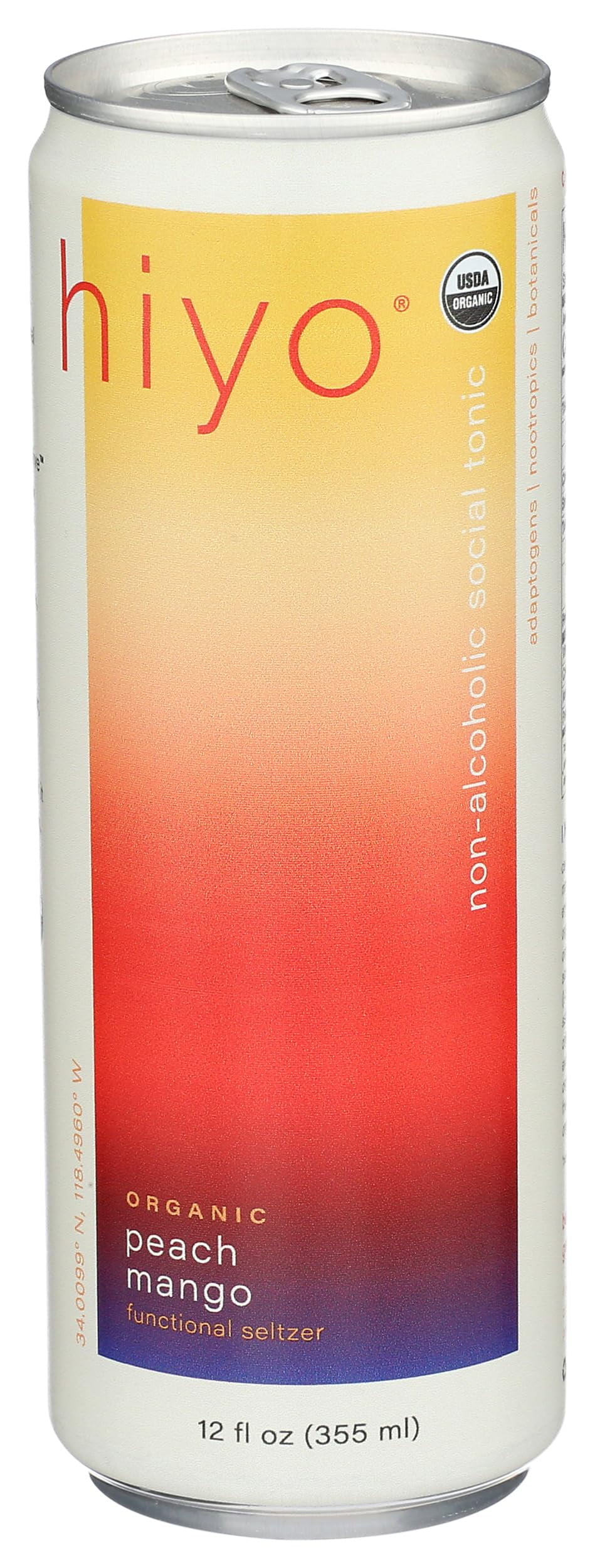 Hiyo Seltzer Peach Mango 12 fl oz (Pack Of 12) - Walmart.com