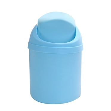 Umbra Mini Trash Waste Basket, 1-1/2 Gallon Swing Lid, Small Garbage ...