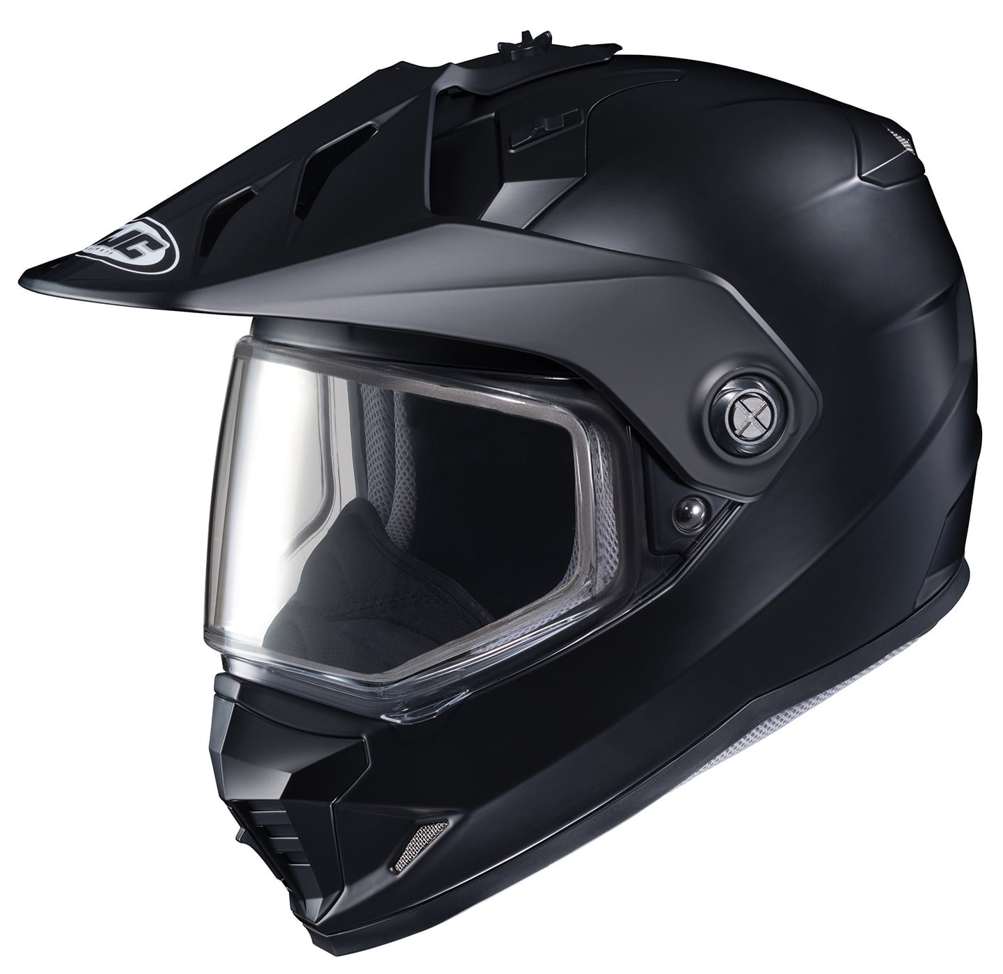 Hjc Helmets DS-X1 Solid Snow Helmet with Dual Lens Shield (Small, Matte ...