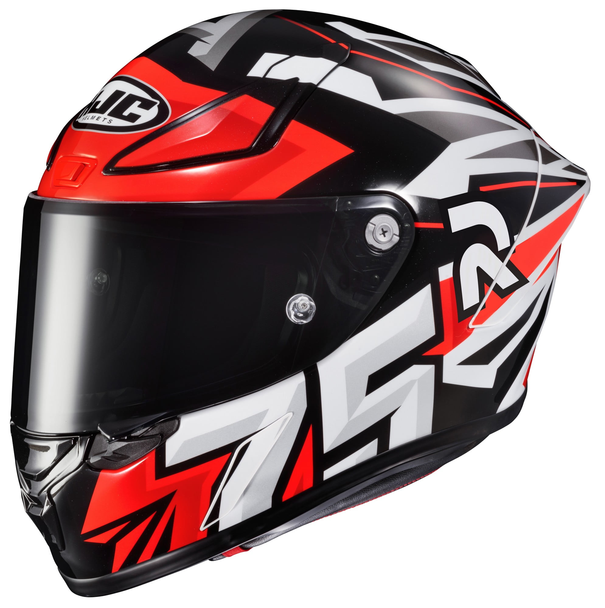 HJC RPHA 1N Arenas Replica Full Face Helmet for Adults, Large, Red ...