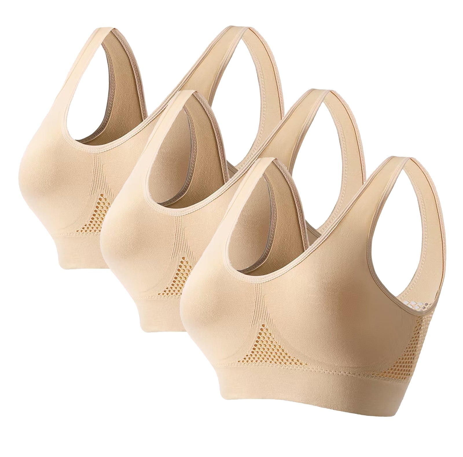 Hjlmsx Women's Breathable Anti-Saggy Breasts Bra Anti-Sagging Liftup ...