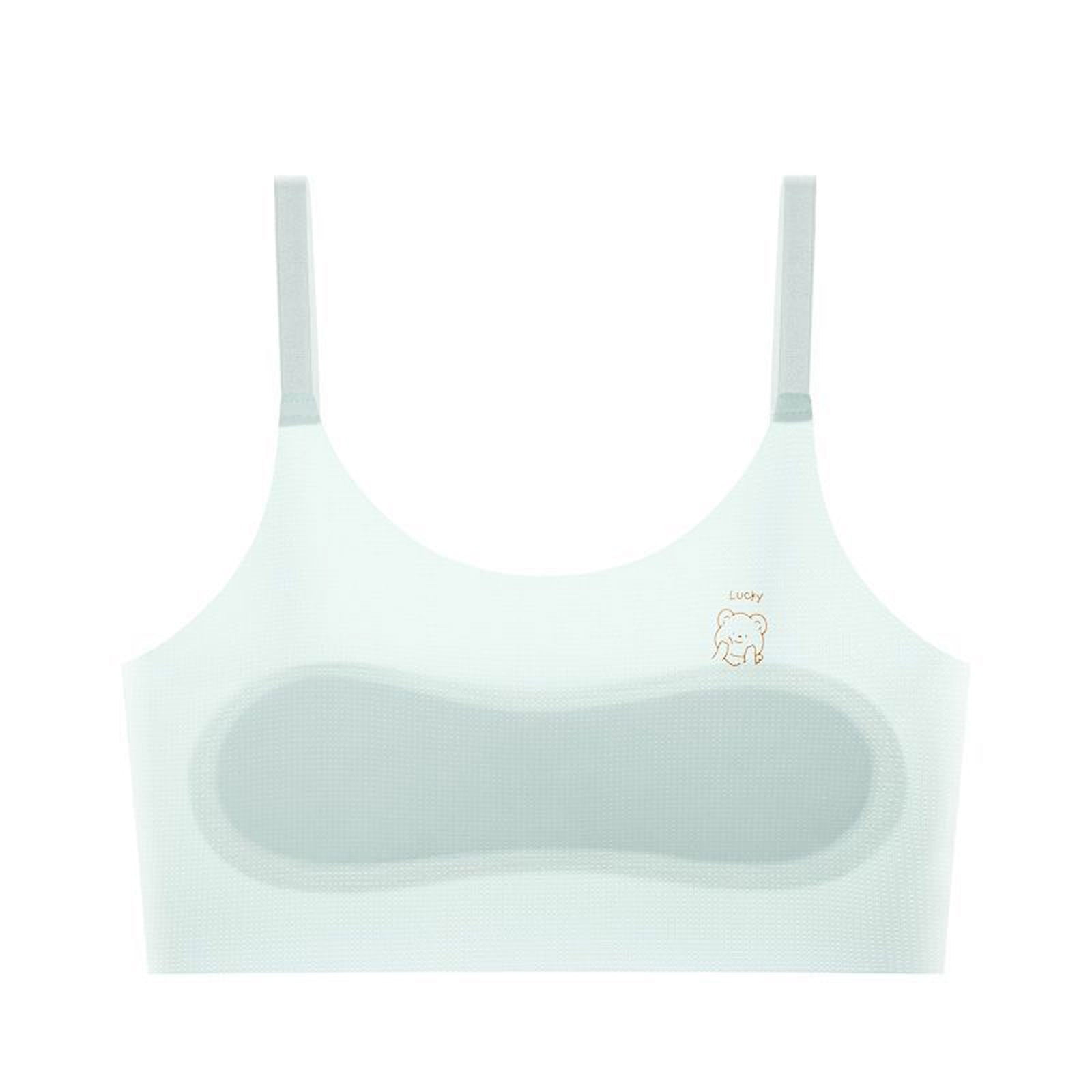 Hjtefg Girls Bras - Seamless Training Bralette for Tweens & Teens ...