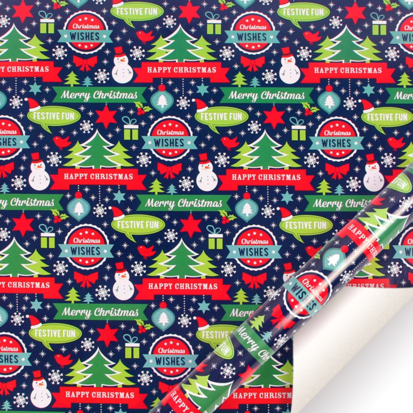 Hlandsky Gift Wrapping Paper Red and White Paper 6Pcs 70Cm X 50Cm Per ...