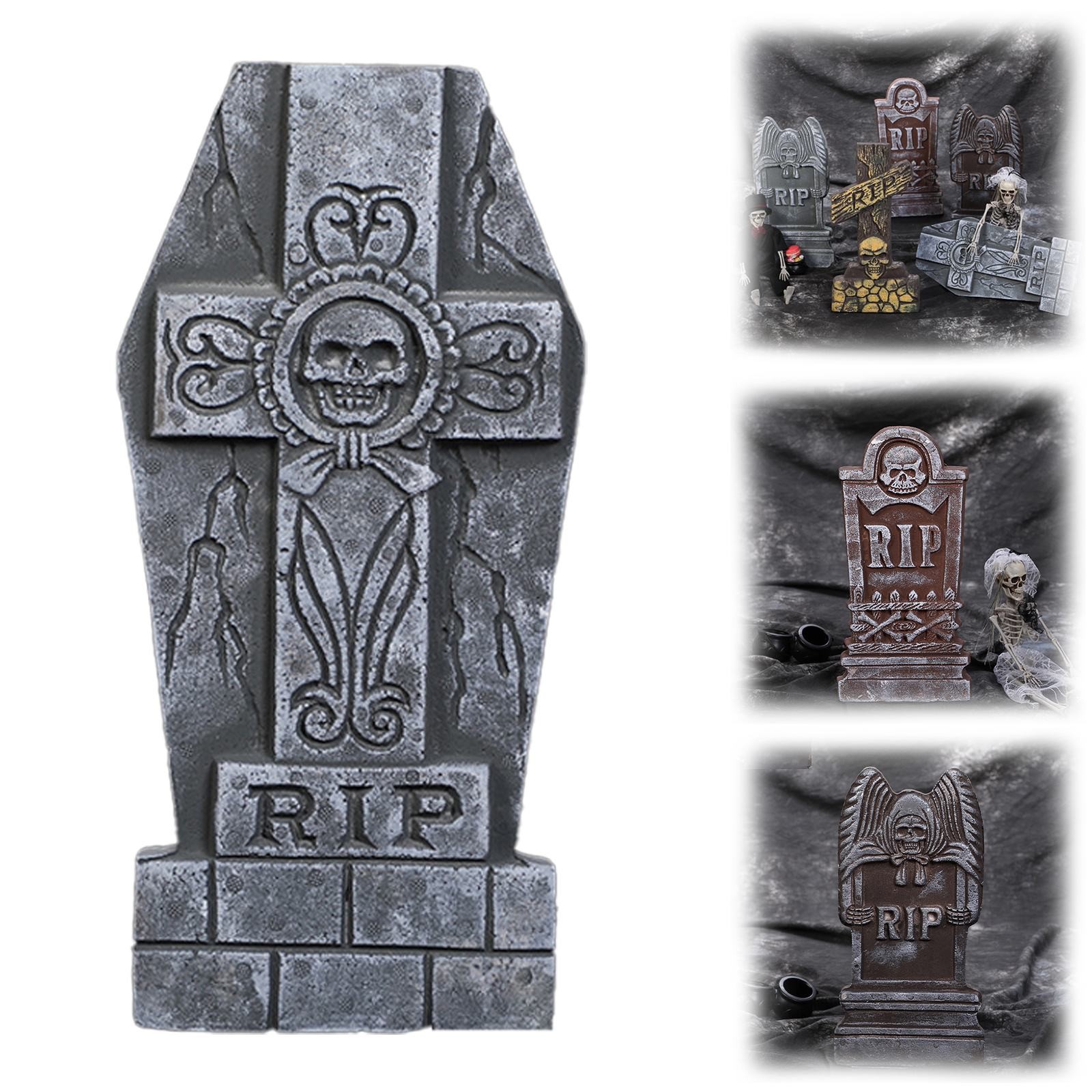 Hlandsky Halloween Tombstones for Graves Halloween Decorations Outdoor ...