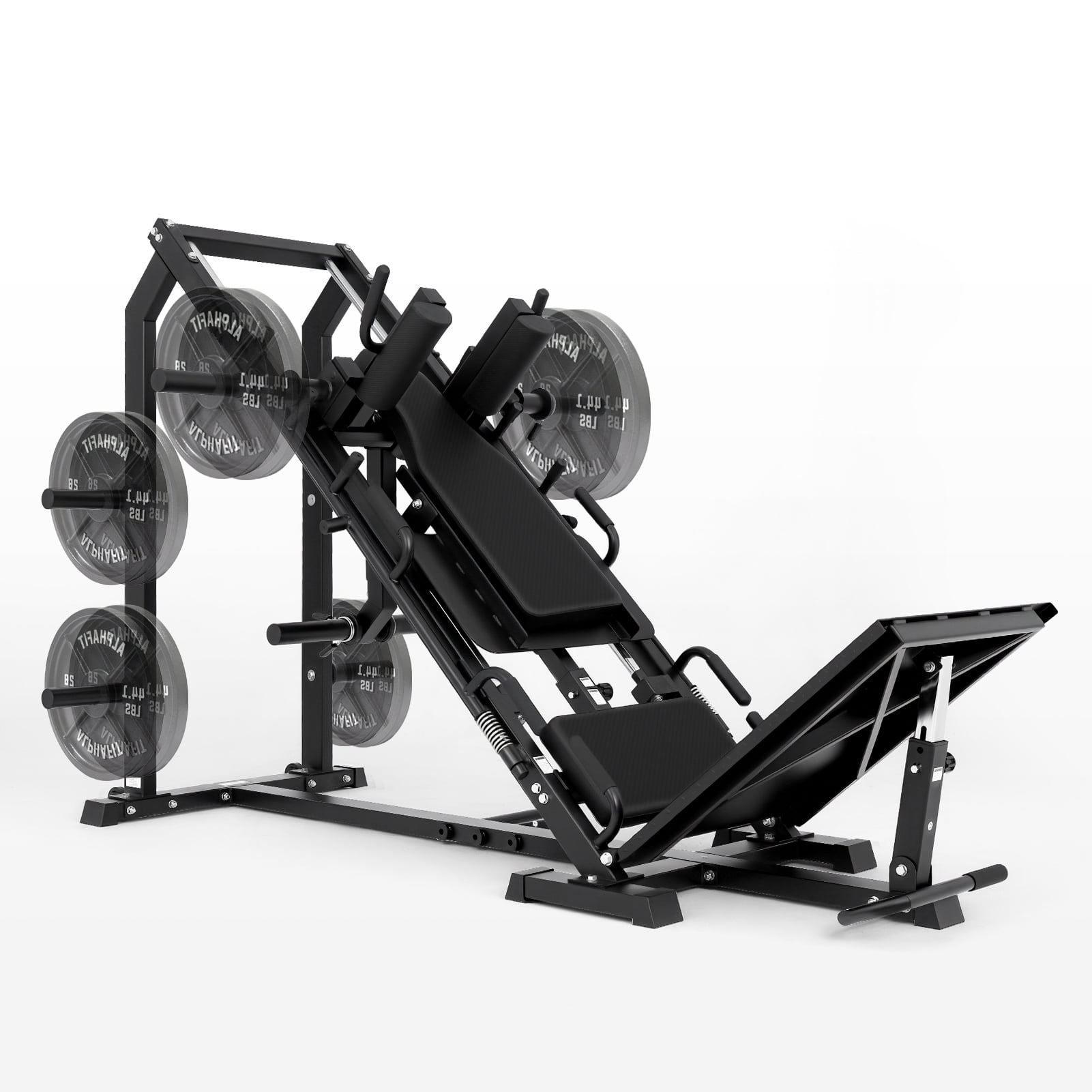 Hlivelood 2 in 1 Leg Press Hack Squat Machine, Leg Exercise Machine ...