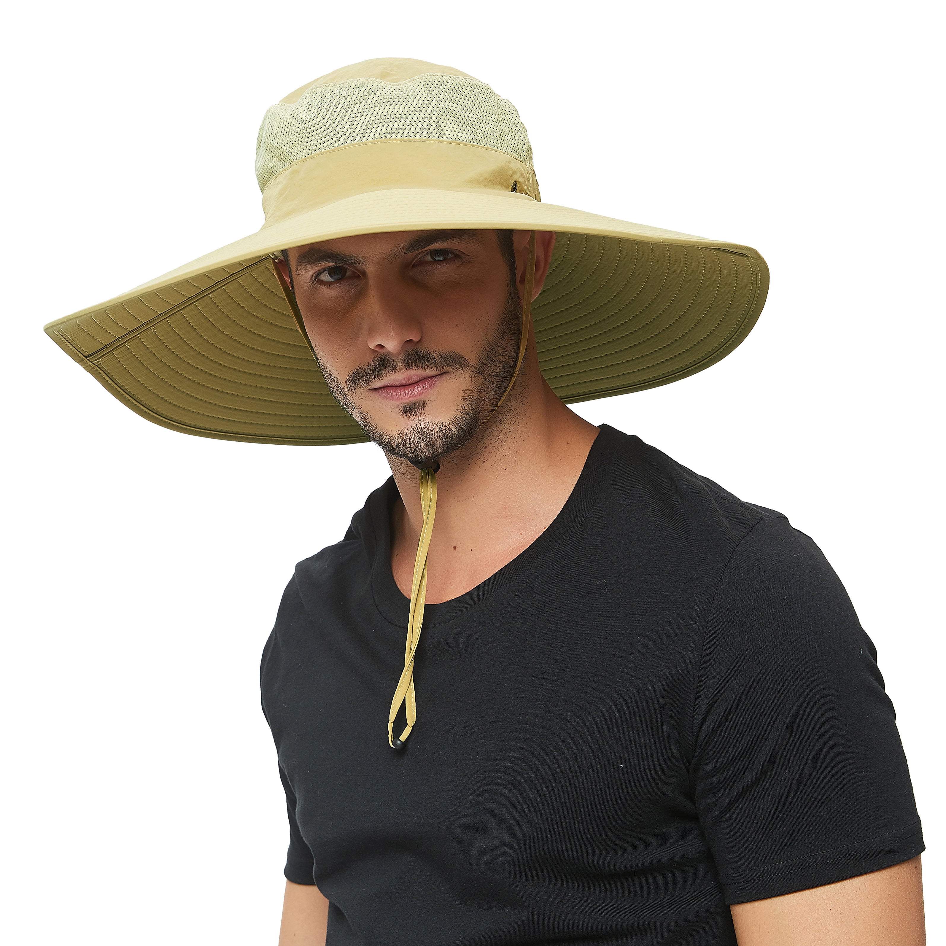 HLLMAN Super Wide Brim Sun Hat For Mens/Womens,Floppy summer Hat For ...