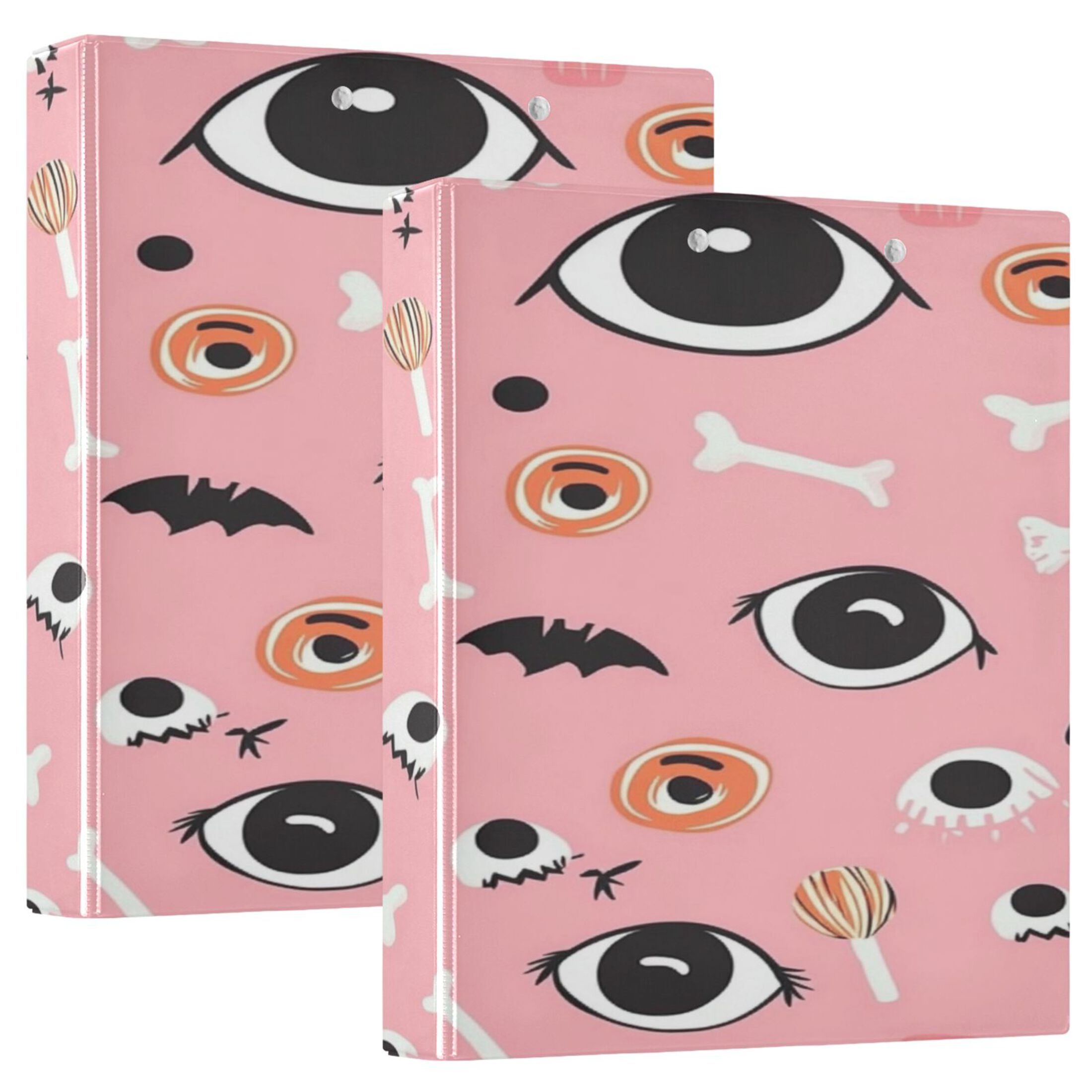 Hlloween-themed Eyes 3 Ring Hardcover Binders 1.5in Round Rings for ...