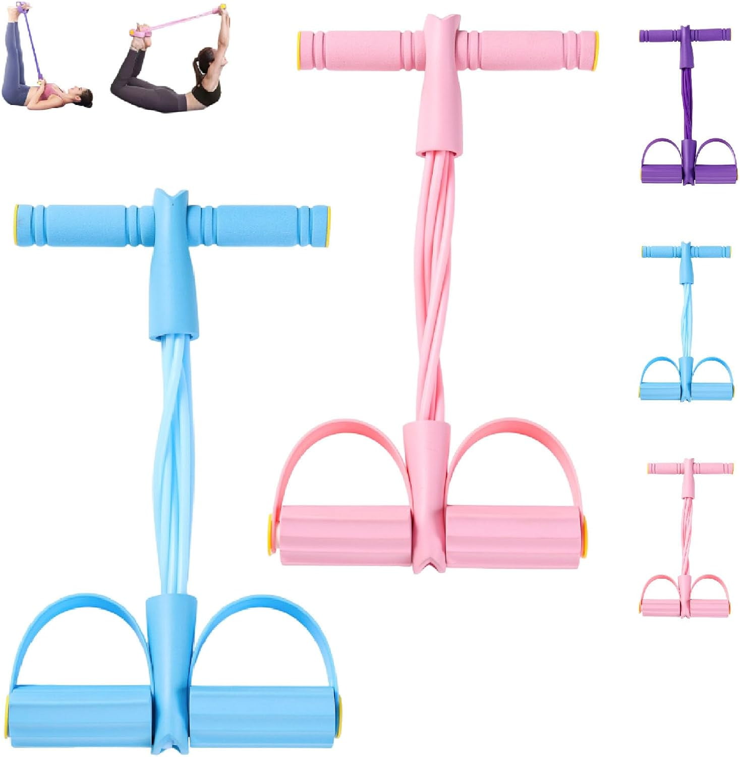 Hllpro Resistance Bands, Saludea Resistance Band, Upgraded Foot Pedal ...