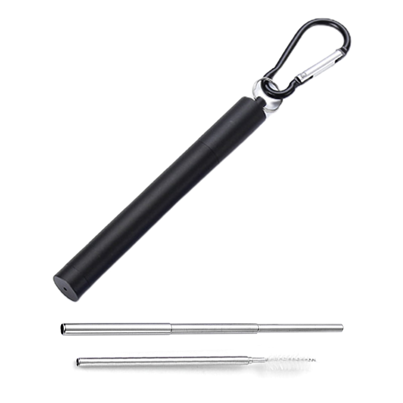 Hloma 1 Set Telescopic Portable Drinking Straw Stainless Steel ...