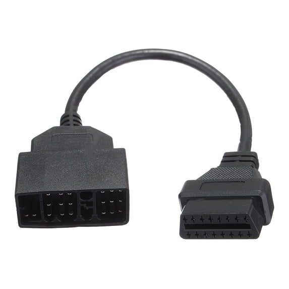 Hloma 22 Pin OBD1 to 16 Pin OBD2 Convertor Adapter Cable for Toyota ...