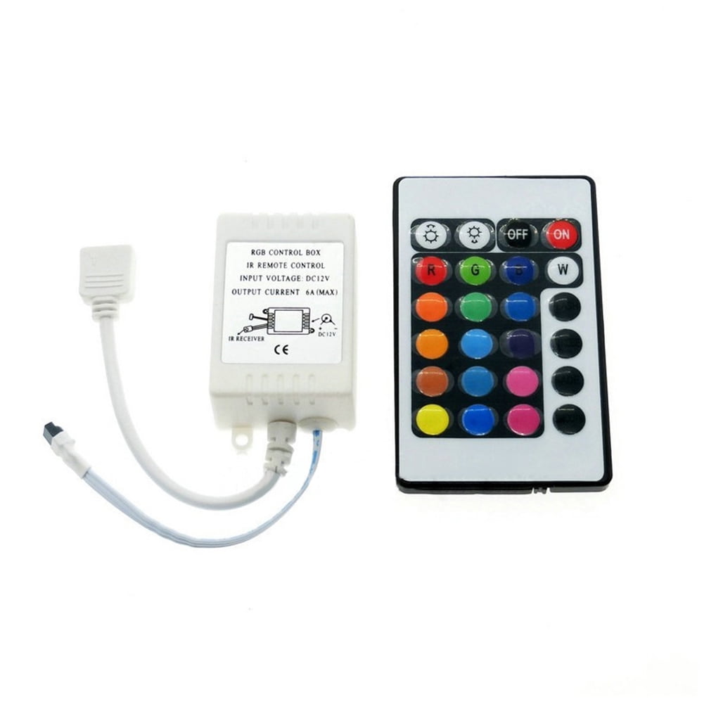 Hloma 24 Key IR Remote Controller for RGB 3528 5050 5630 LED Light ...