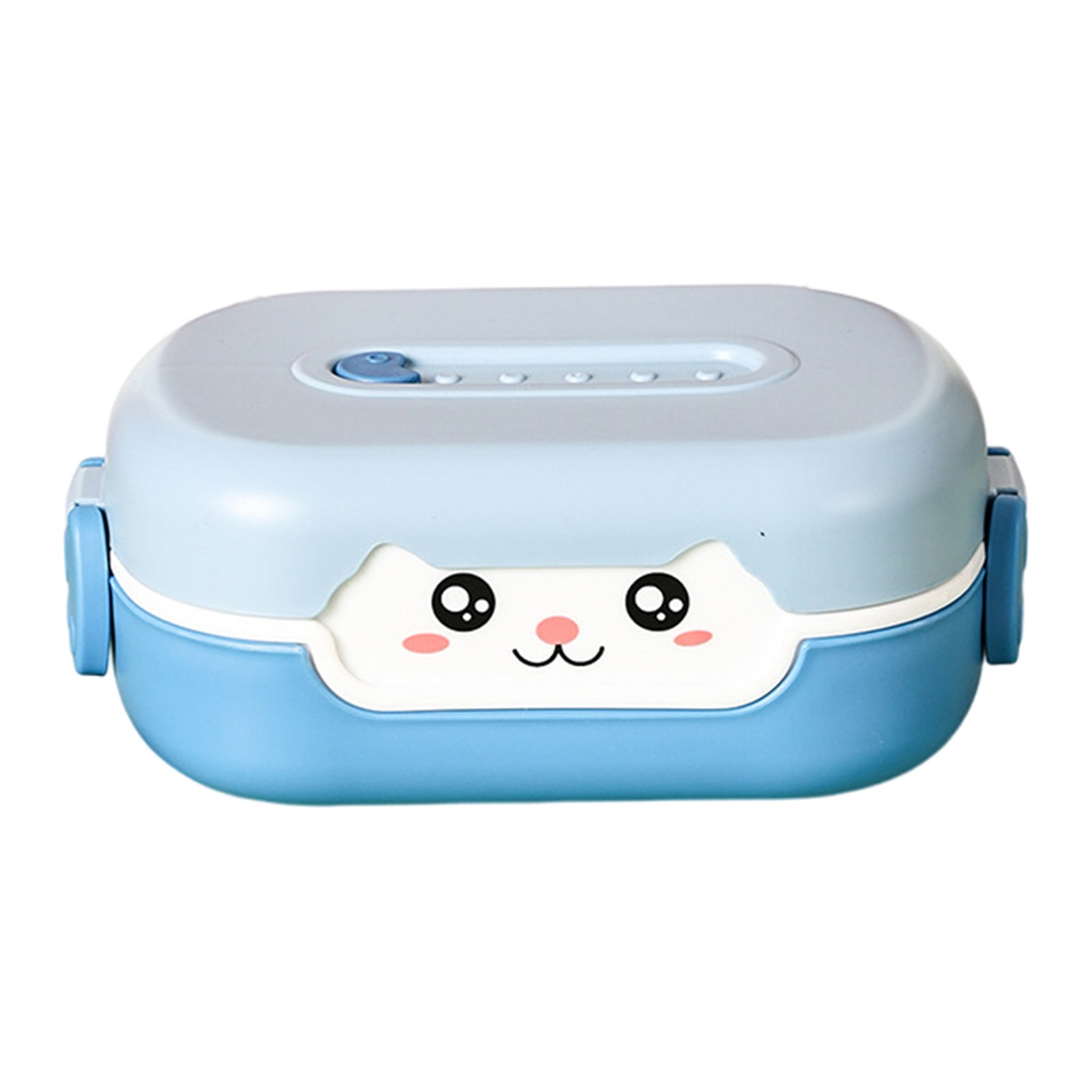 Hloma 700ML Lunch Box Cartoon Cats Pattern Double Insulation Leakproof ...