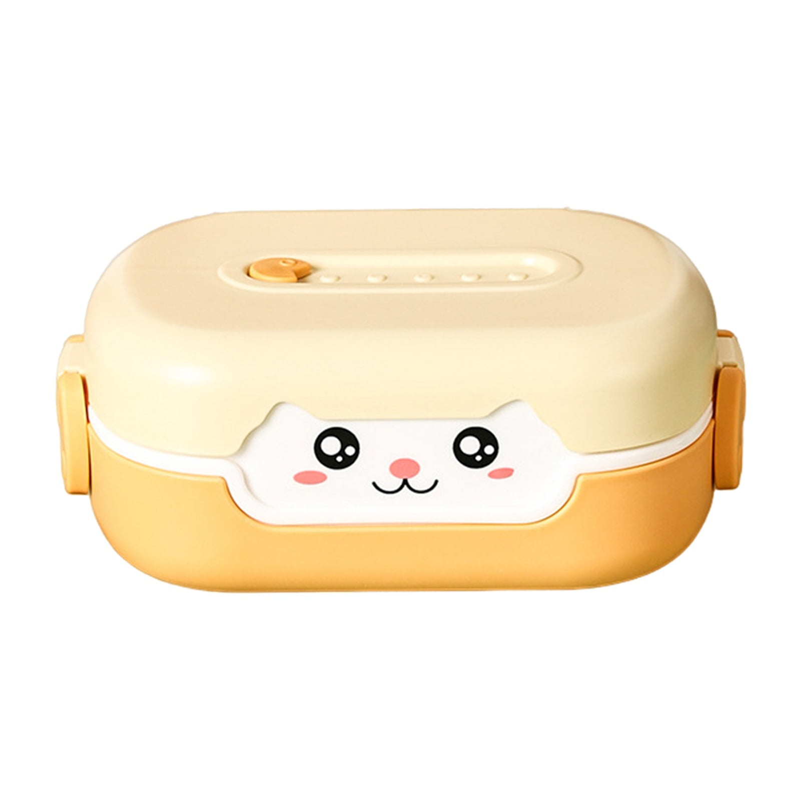 Hloma 700ML Lunch Box Cartoon Cats Pattern Double Insulation Leakproof ...