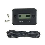 Motorcycle Gauges Engine Timer Working Hour Meter Waterproof Lcd Dispa3d8 - Walmart.com