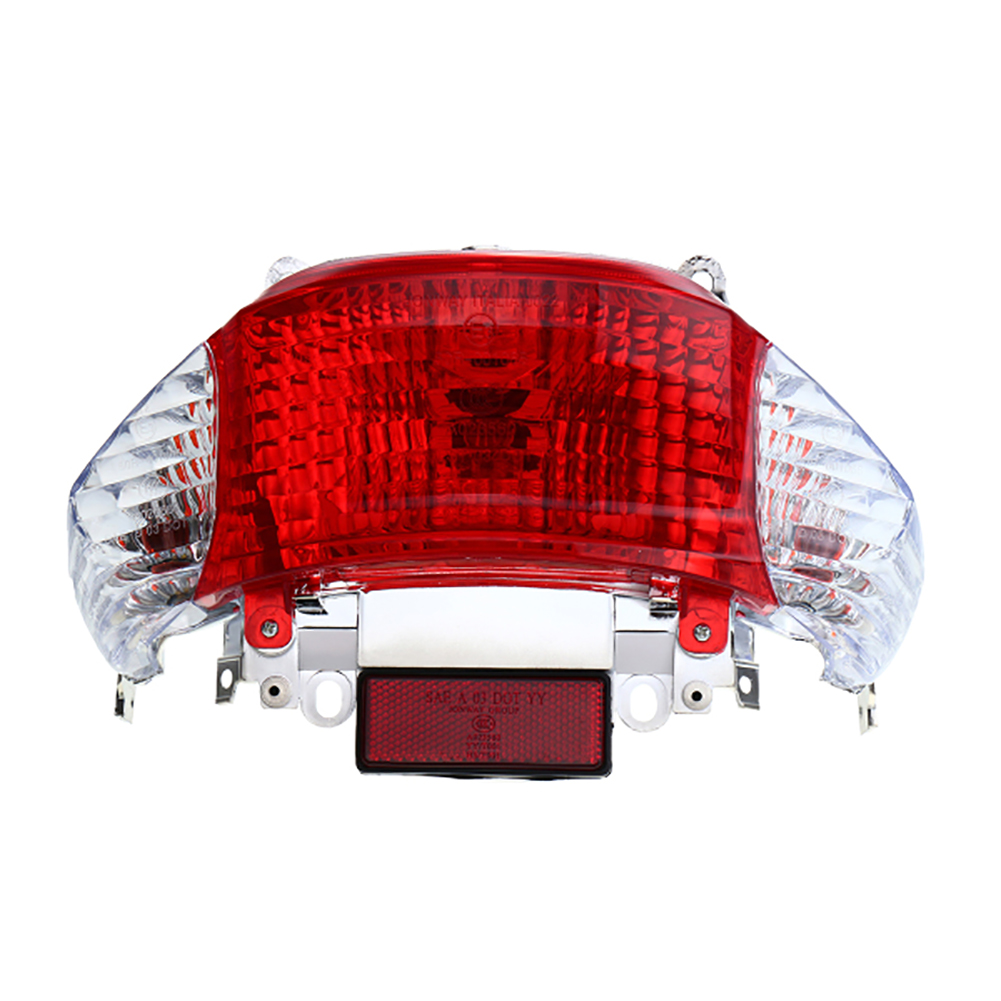 Hloma Motorcycle Tail Light Assembly for Chinese 50cc GY6 Scooter Moped ...
