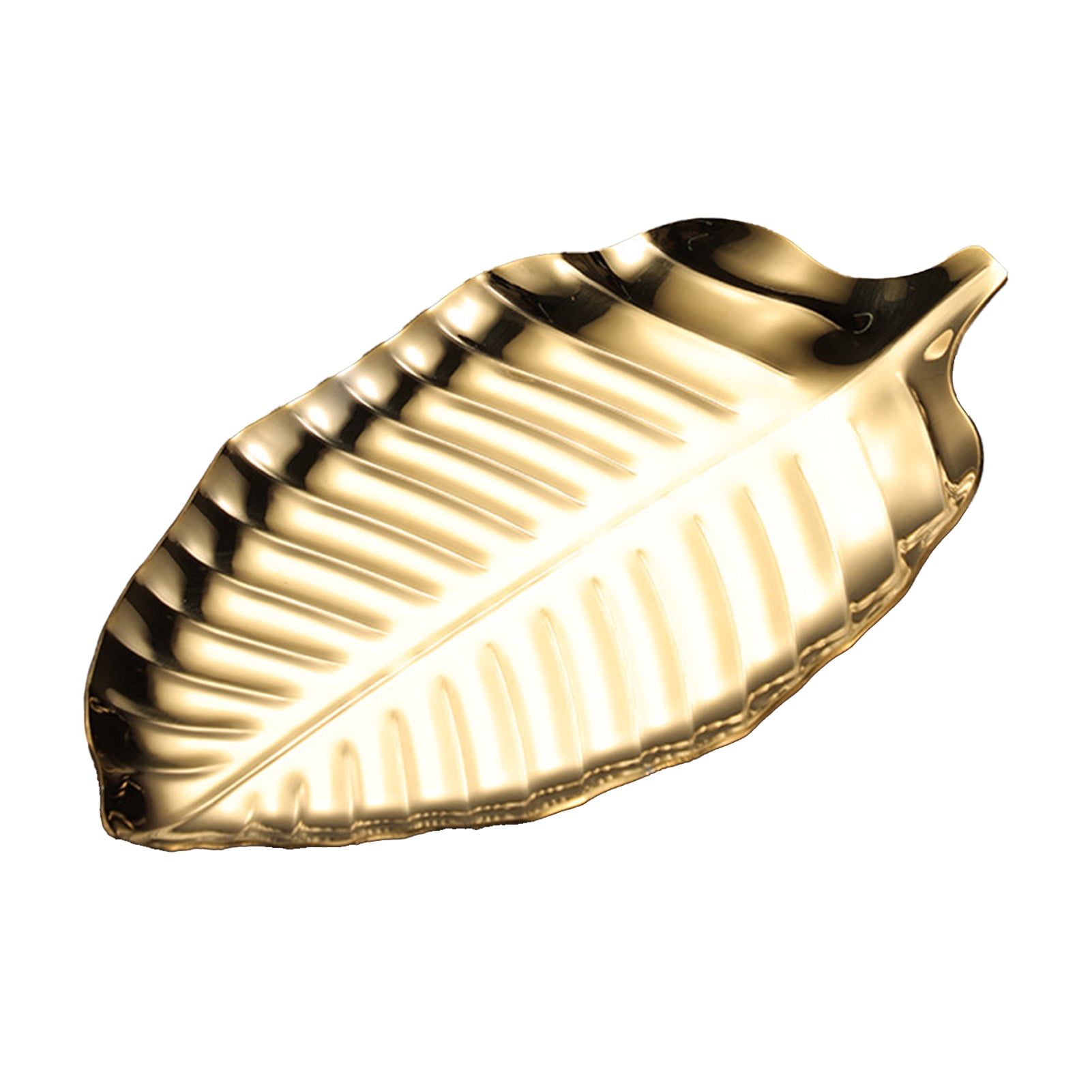 Hloma Sauce Dish Nordic Style Non-slip Stainless Steel Leaf Shape ...